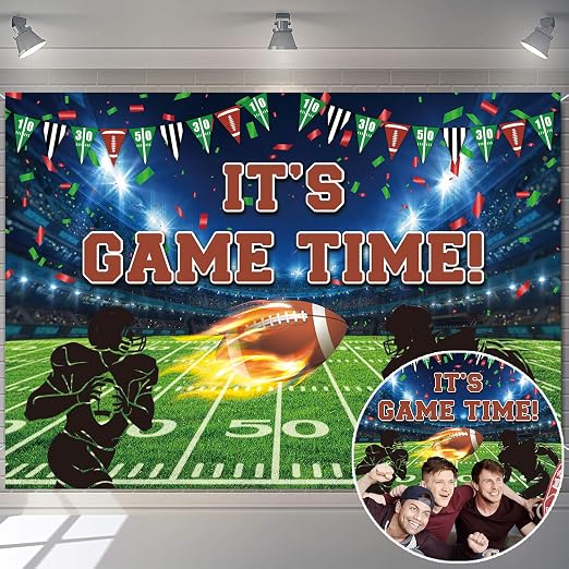 Amazon.com : Touchdown Backdrop Football Field Photography Background ...