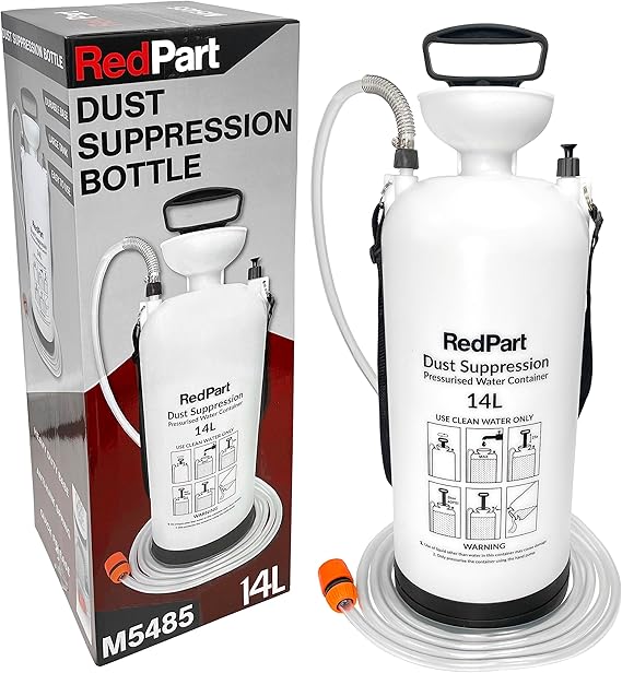 Dust Suppression Water Bottle Container With Base 14L Compatible with ...