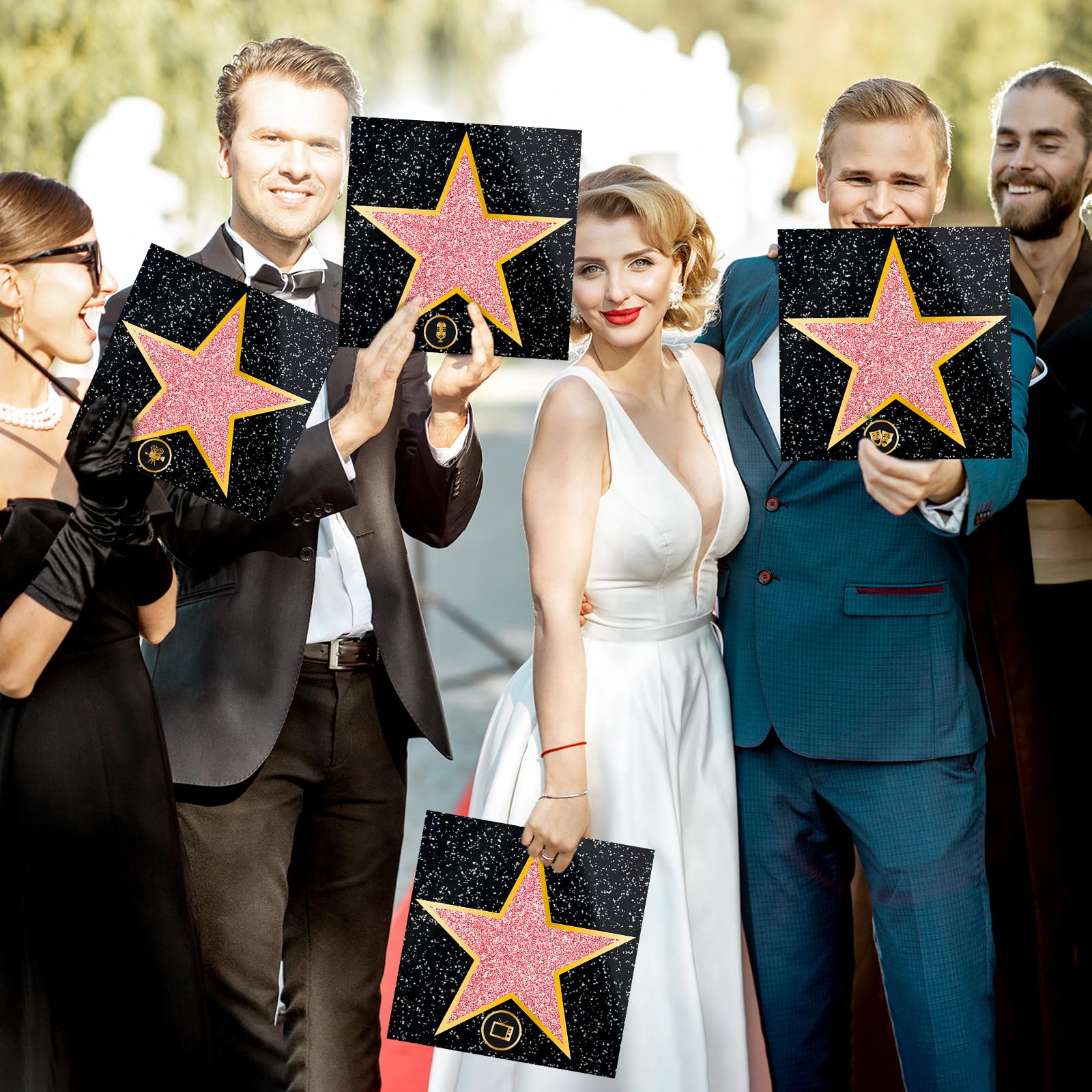 Snapklik.com : Pasimy 25 Pcs Movie Star Stickers Movie Theme Party ...