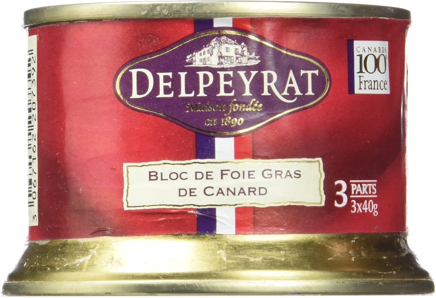 Delpeyrat Classic Bloc de foie gras de Canard - 120 g : Amazon.es ...