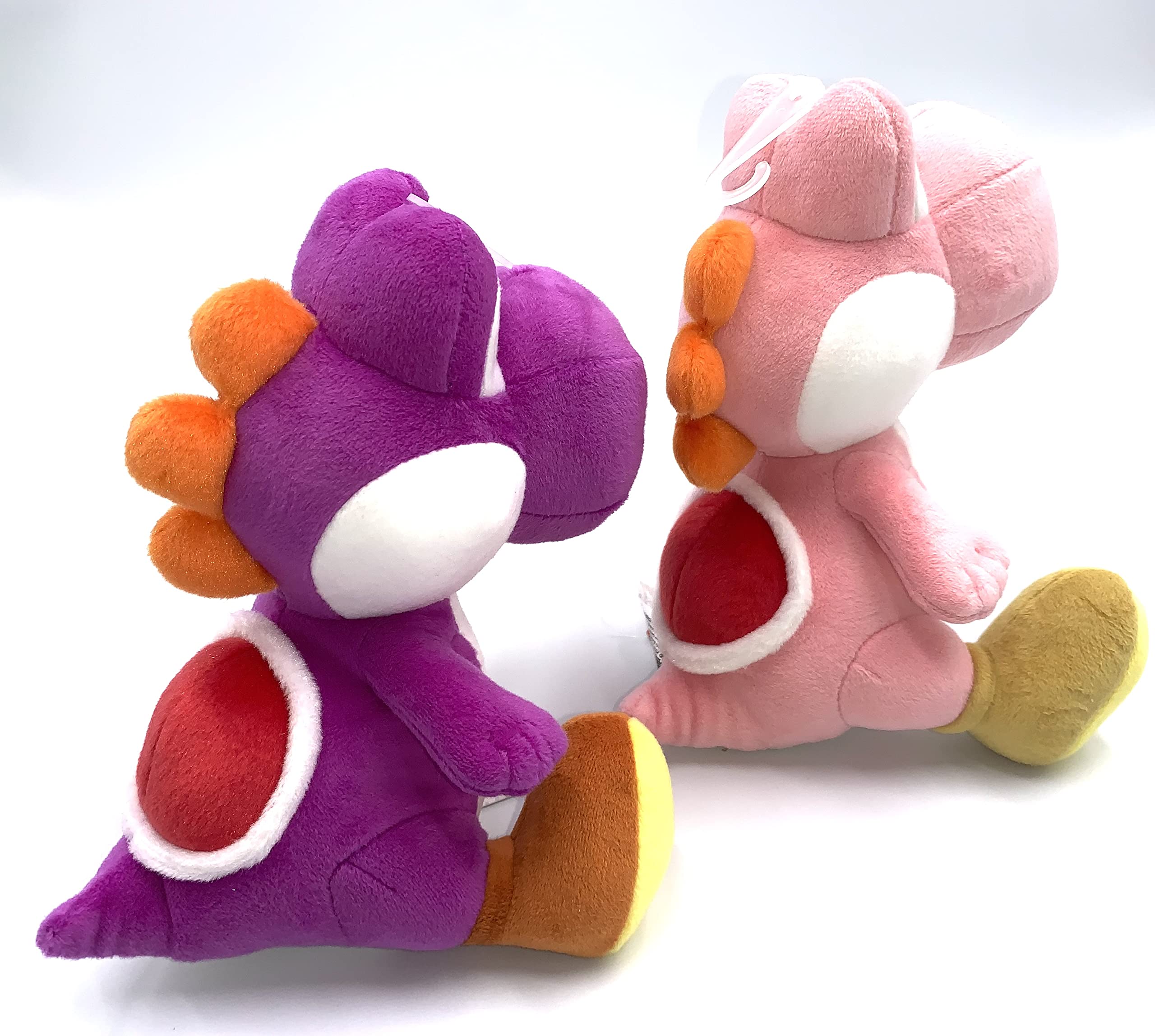 Yoshi Officiel Licencié Peluche Yoshi Super Mario 15cm Violet - Little ...