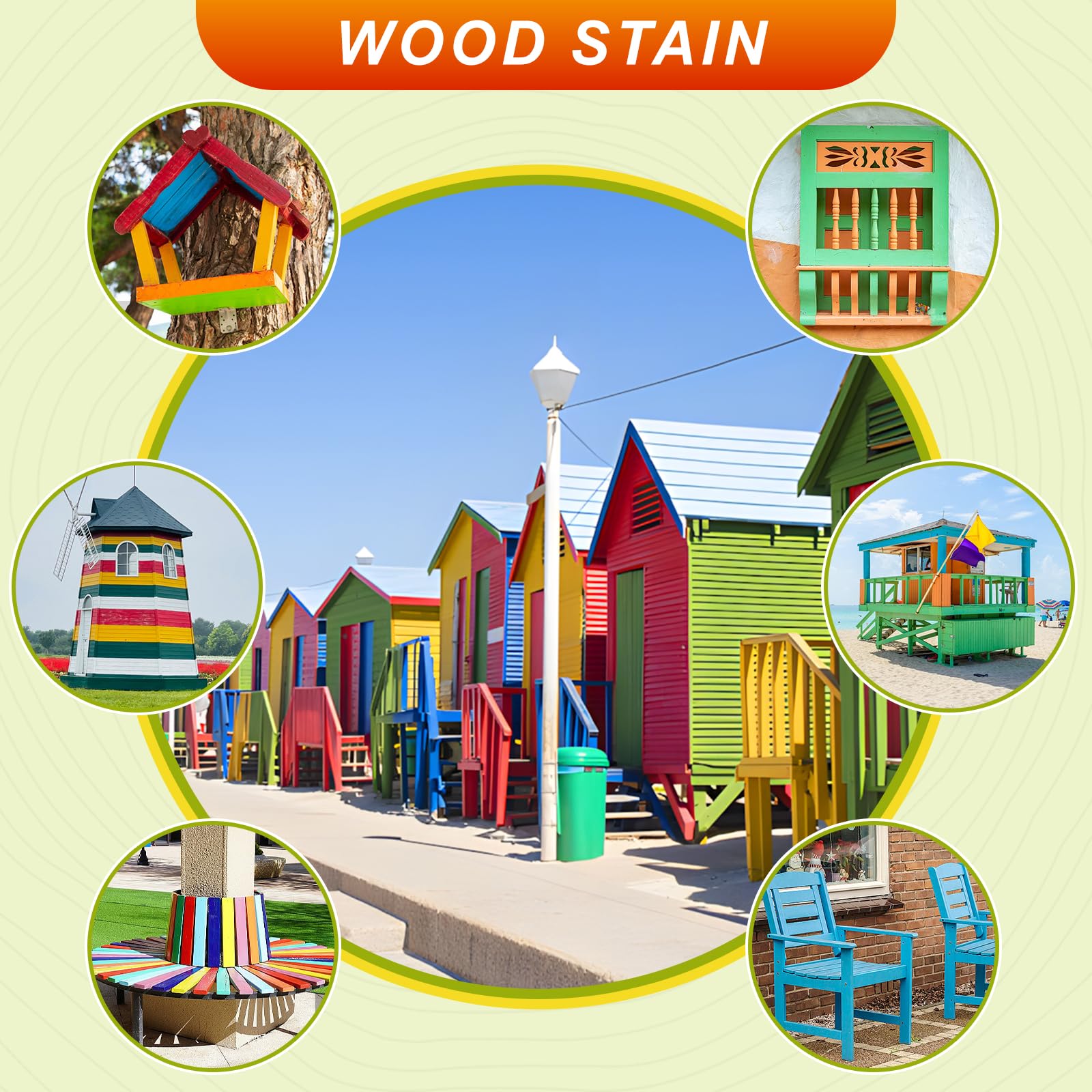 Snapklik.com : NINESUNG Red Wood Stain Powder, Wood Dye Powder- Just ...