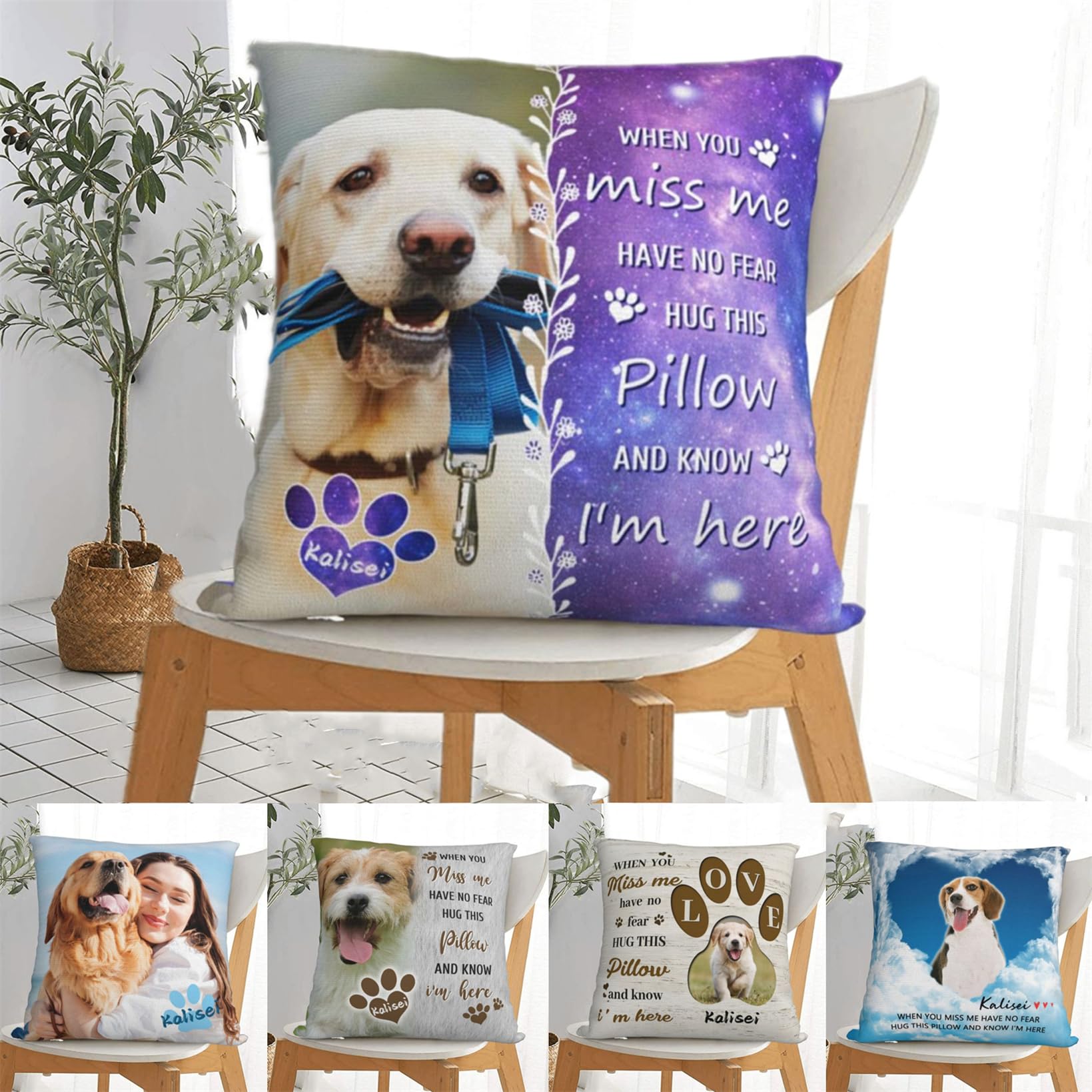Amazon.com: When You Miss Me Have No Fear Hug This Pillow and Know I'm ...