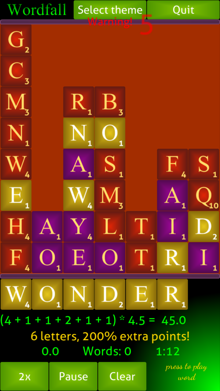 Wordfall - App on Amazon Appstore