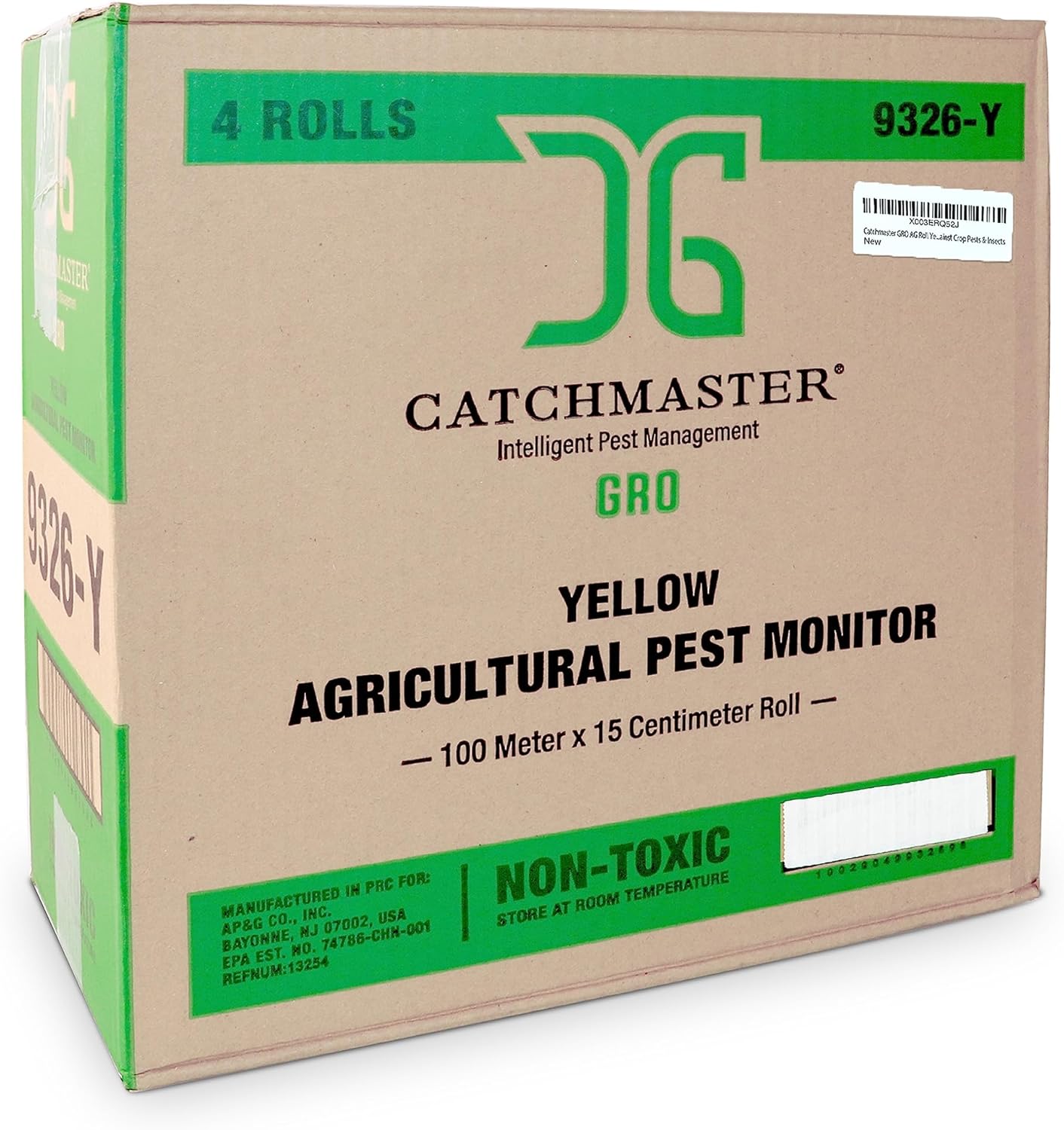 Catchmaster GRO AG Rollo amarillo de 6 pulgadas, paquete de 4 unidades ...