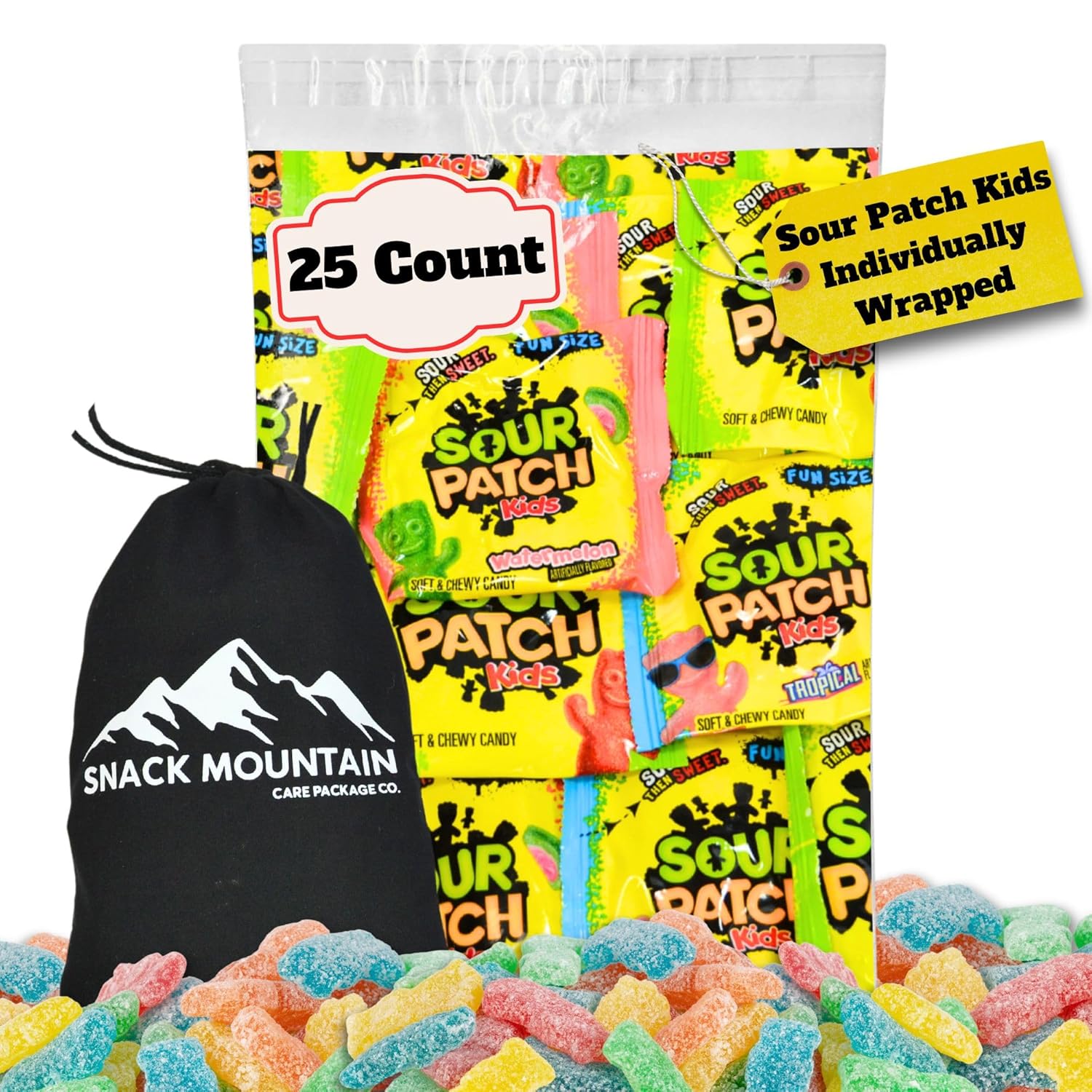 Amazon.com : Snack Mountain Assortment of Sour Candy Kids Treat Size ...