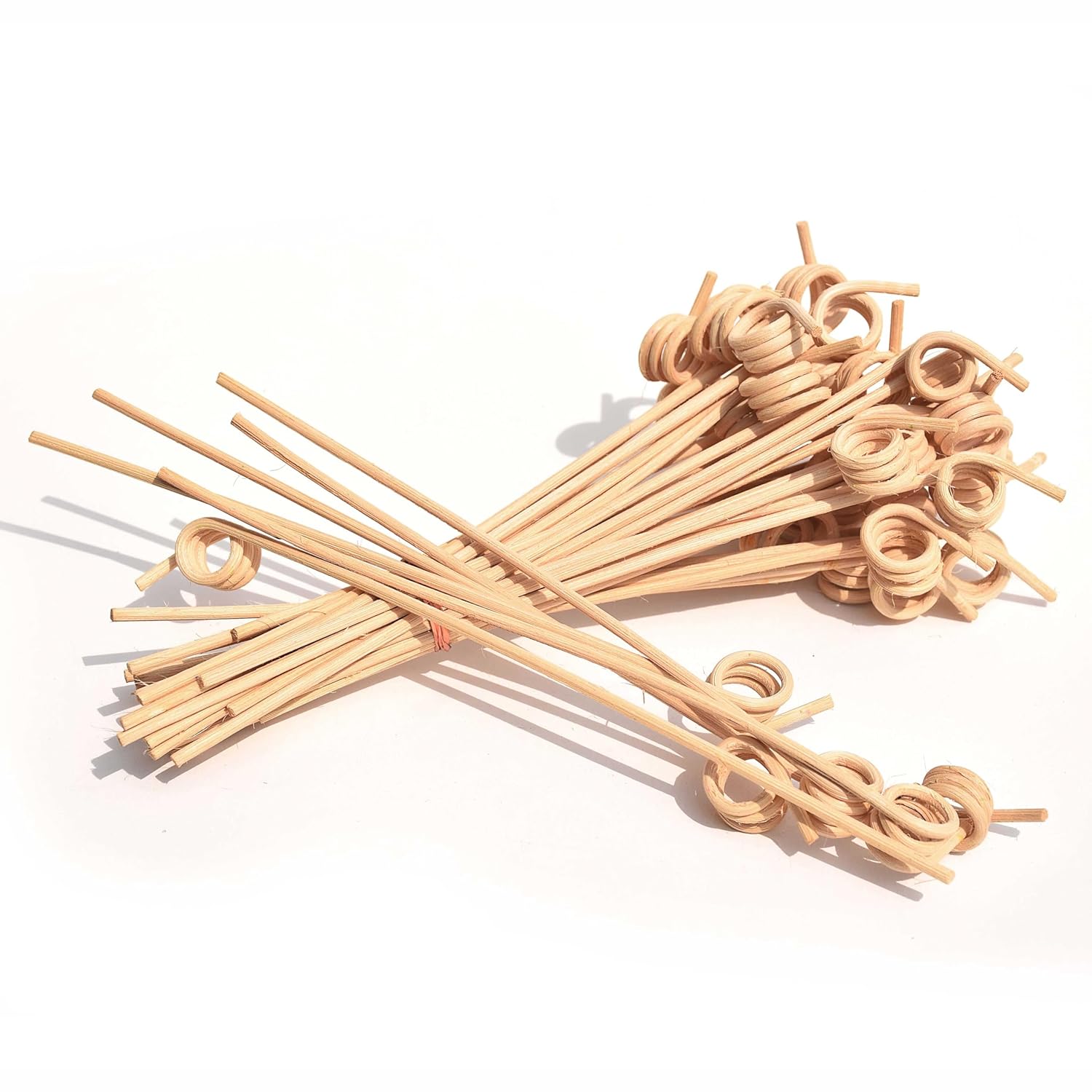 Pure Source India Rattan & Wicker Spiral Reed Diffuser Sticks ...