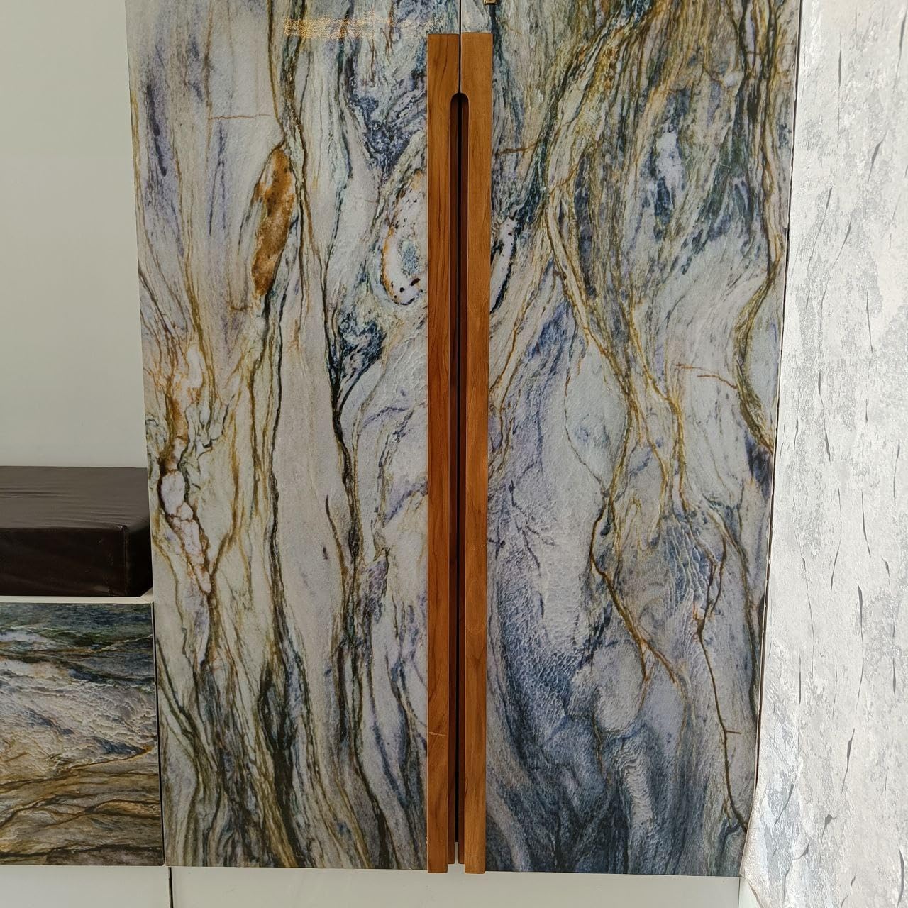 Interior HUT 3 Natural Teak Wooden Handle with Matt Finish, Solid Teak ...