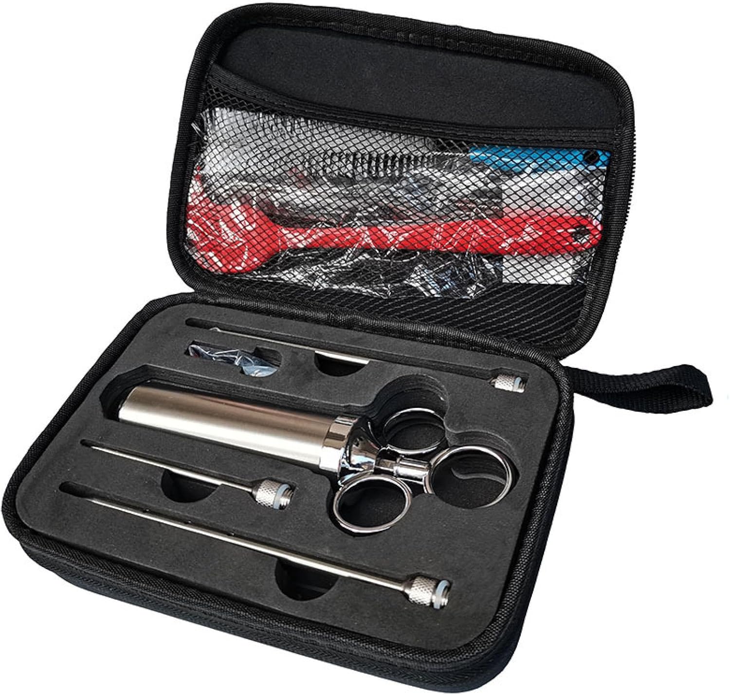 Amazon.com: New 304 Stainless Steel Seasoning Syringe Turkey Needle BBQ ...