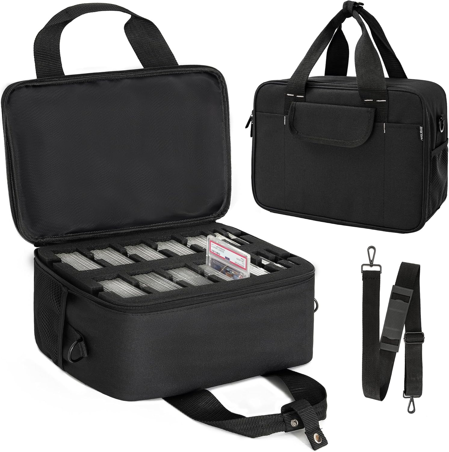 Amazon.com: WELIDAY Graded Card Storage Box Case Fits 75+ BGS PSA ...