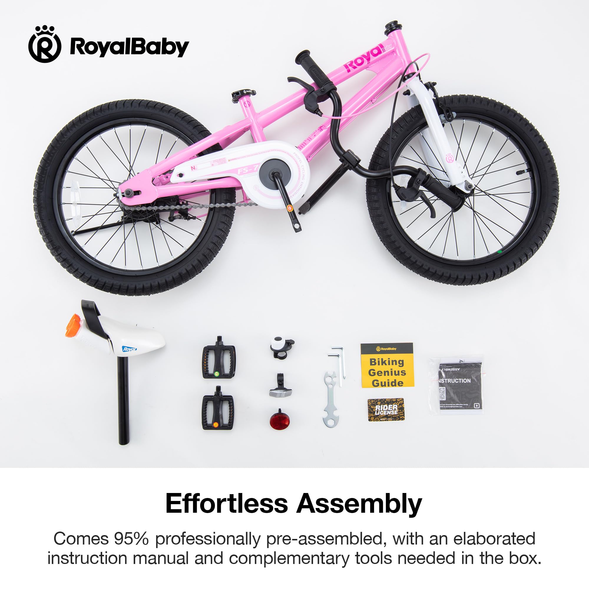 Snapklik.com : Royalbaby Freestyle 7 Kids Bike 18 Inch Wheel Bicycle ...