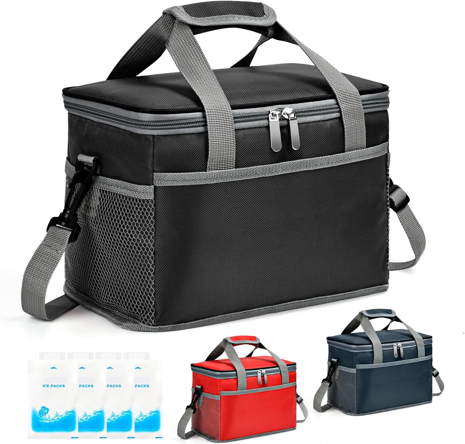 Borsa Termica Porta Pranzo 6.4L, Borsa Termica Aggiornato, Borsa Frigo ...