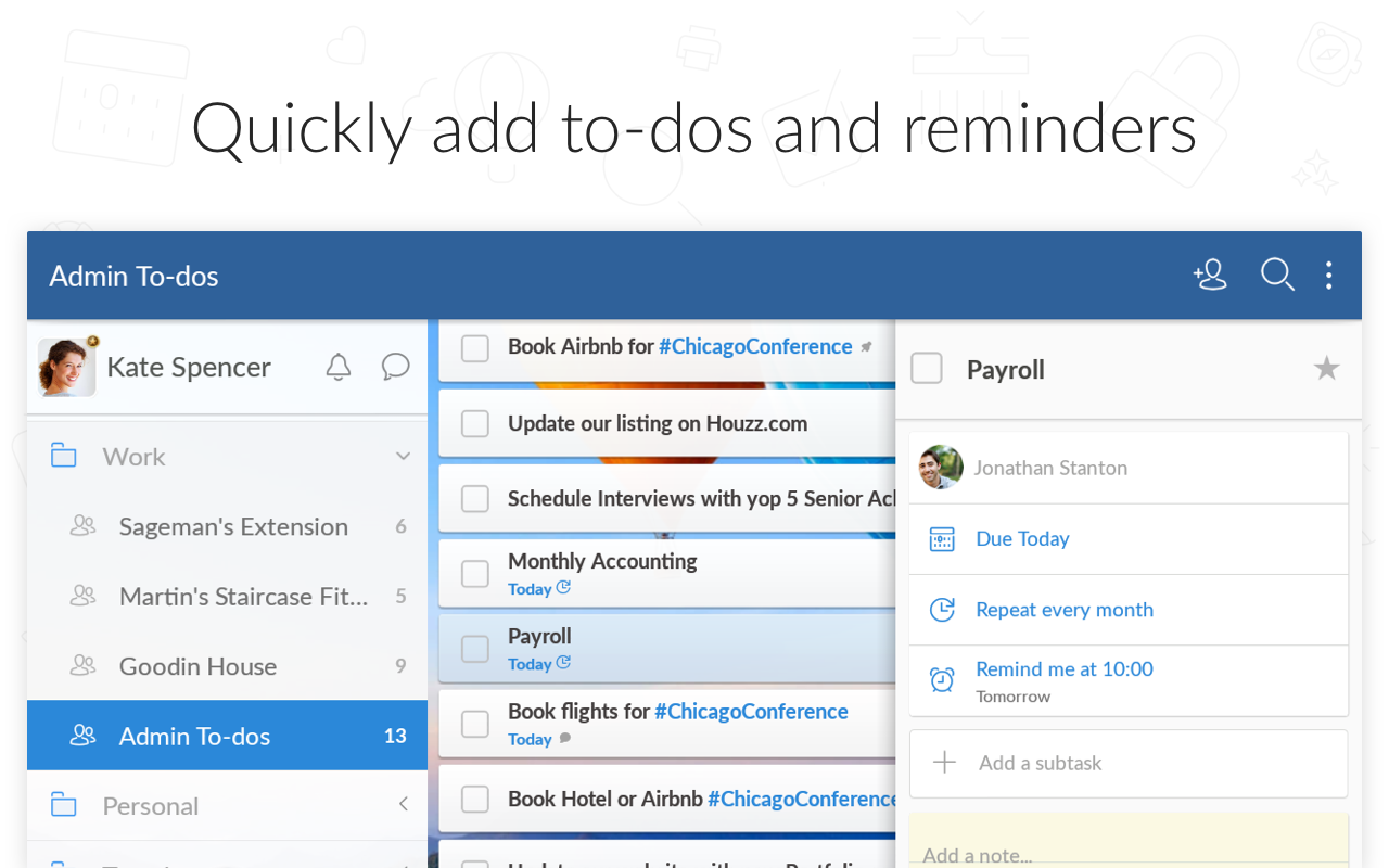 Wunderlist: To-Do List & Tasks - App on Amazon Appstore