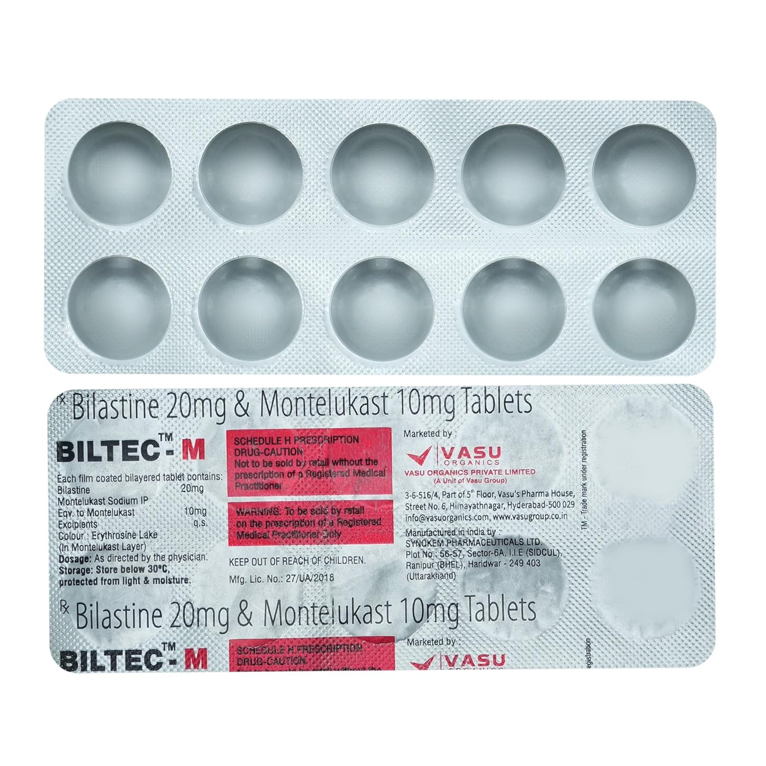 Biltec-M 20/10 - Strip of 10 Tablets : Amazon.in: Health & Personal Care
