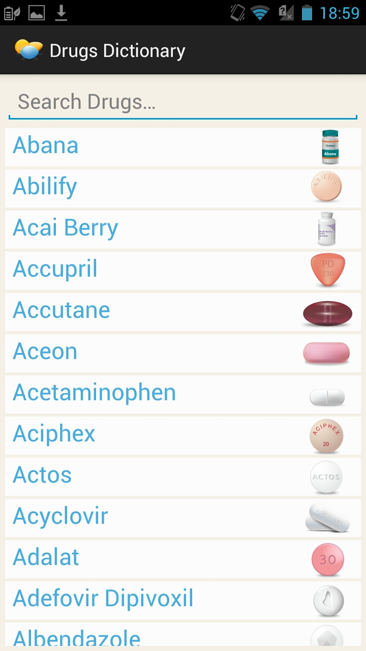 Drugs Dictionary - App on Amazon Appstore