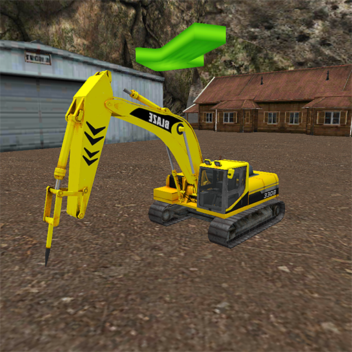 Excavator crane simulator construction game: Road Construction ...