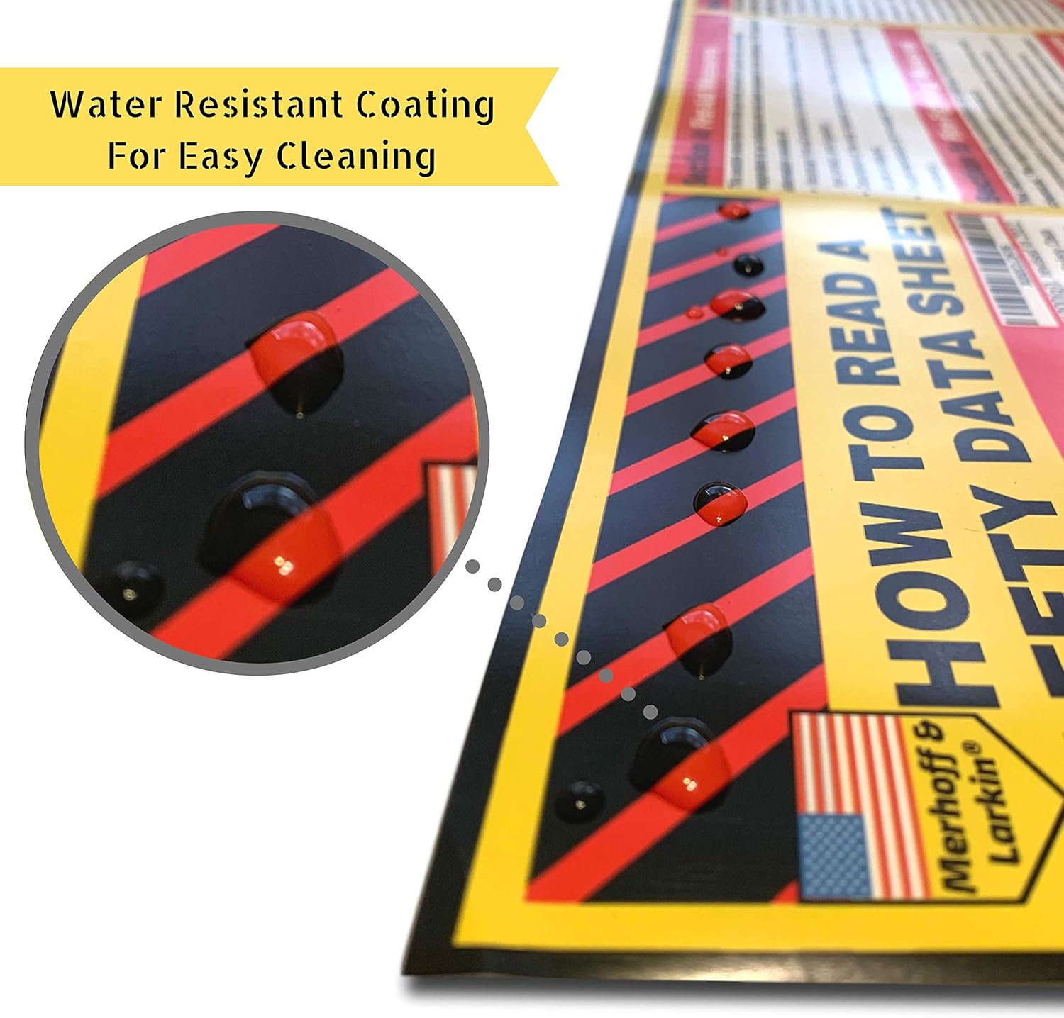 Buy How to Read A Safety Data Sheet (SDS/MSDS) Poster | English & Spanish 2022 | 24 x 36 Inch ...