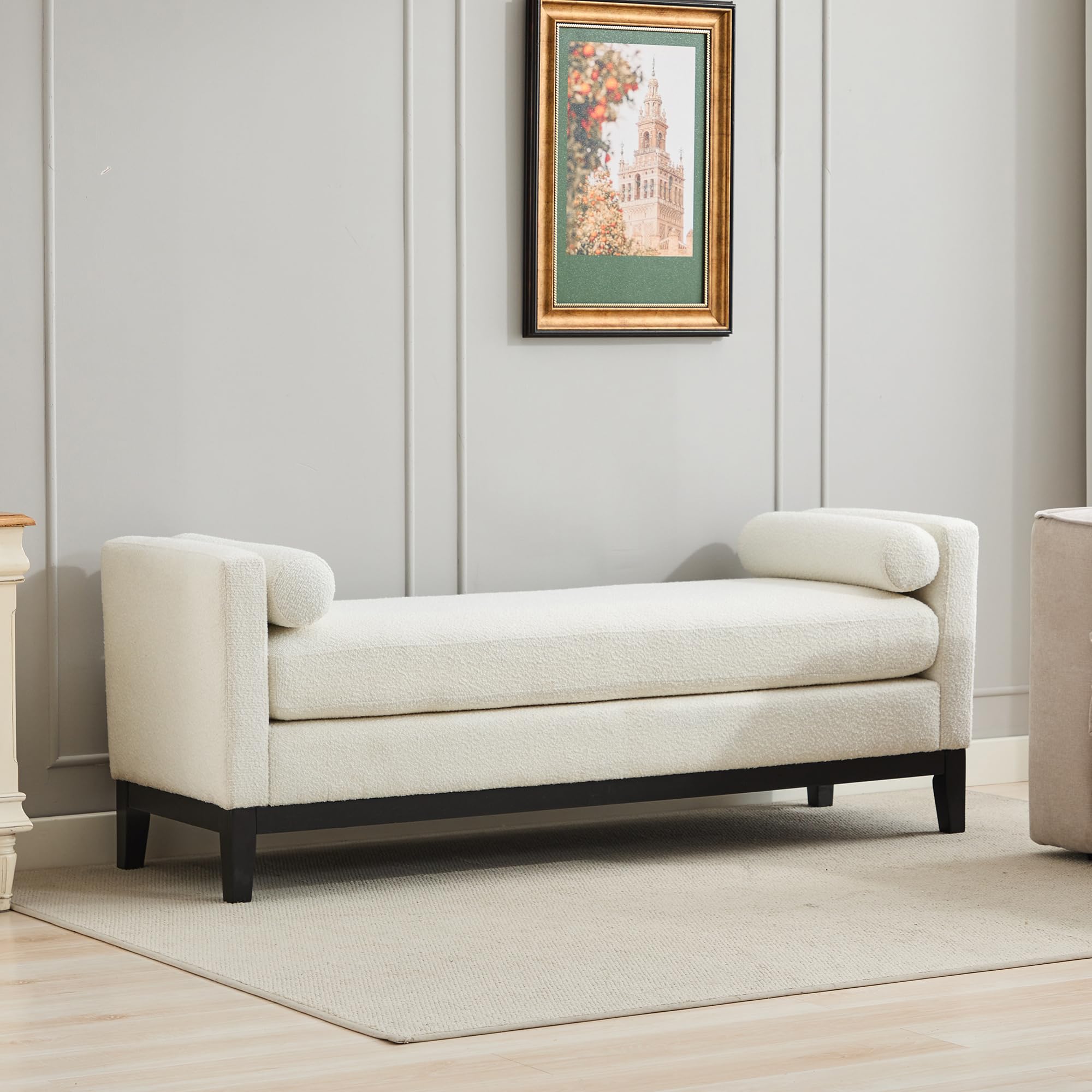 Elegant Foot Of Bed Benches Rattan Benches For Elegant Bedroom