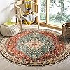Amazon.com: Hausattire Bohemian Braided Rug 5' Round - Multi Color ...