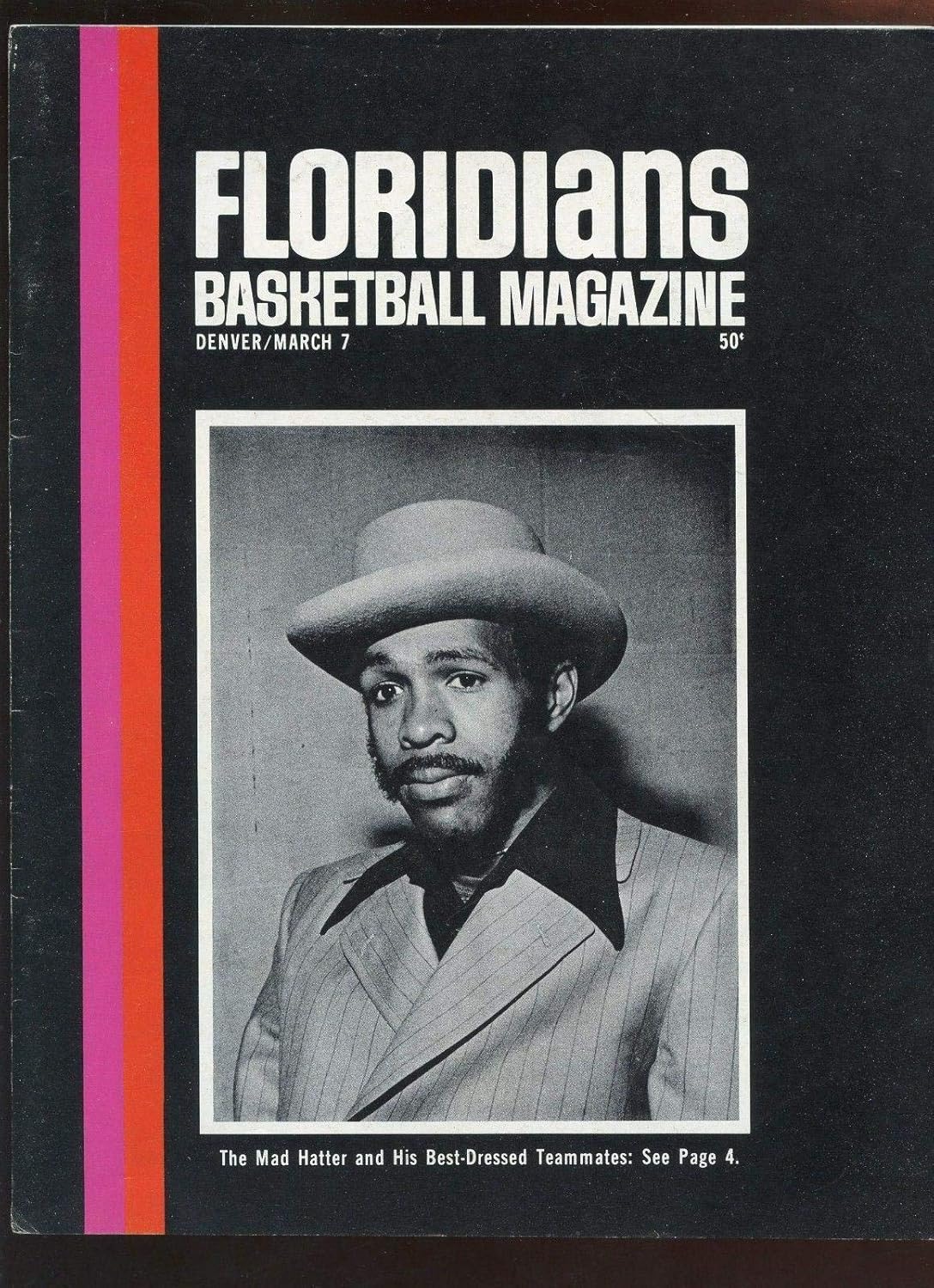Amazon.com: March 7 1971 ABA Basketball Program Denver Rockets at Miami ...