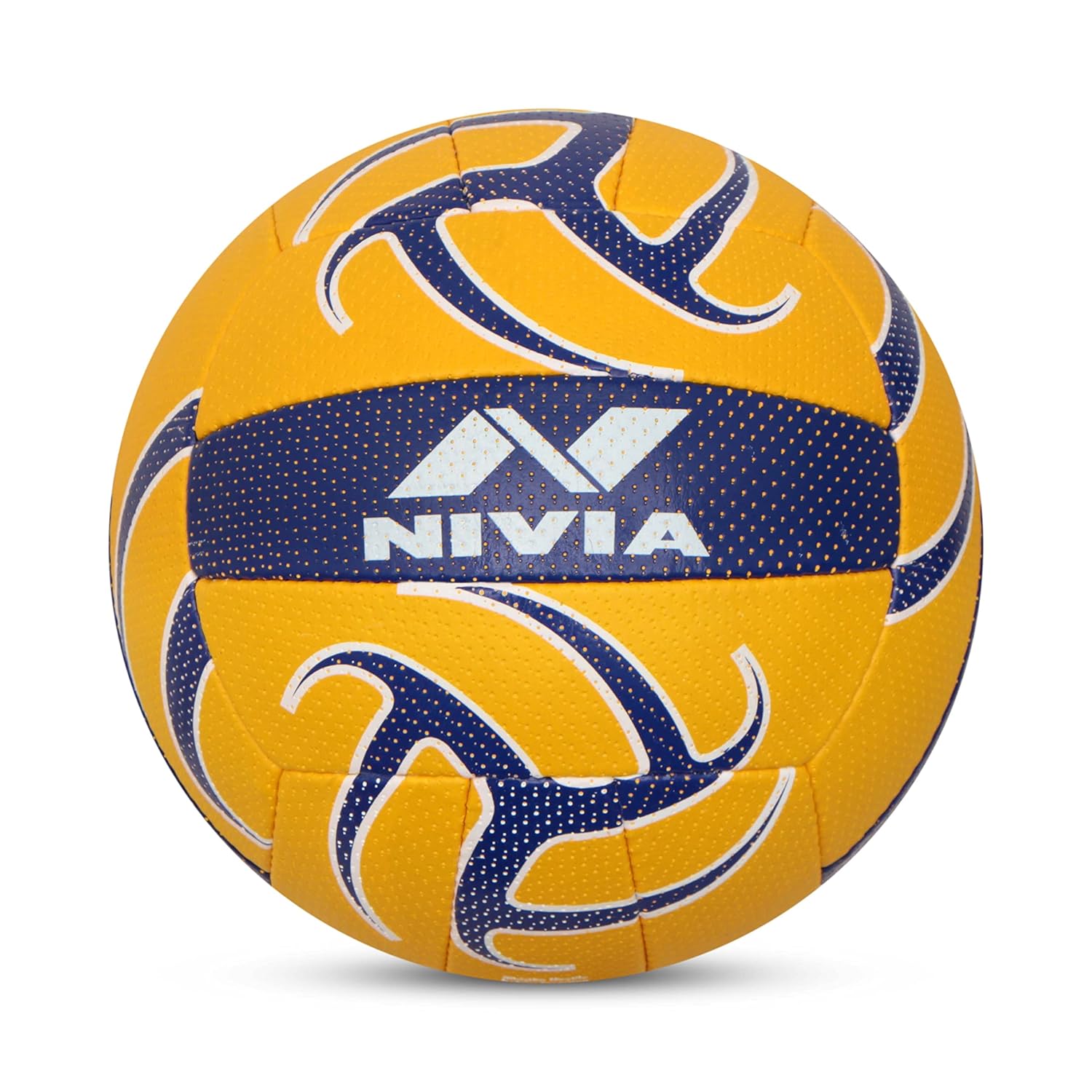 Buy NIVIA PU-3000 Volleyball, 18 Panels, PU (Polyurethane) Hand-Stitched with Dotted Smooth ...