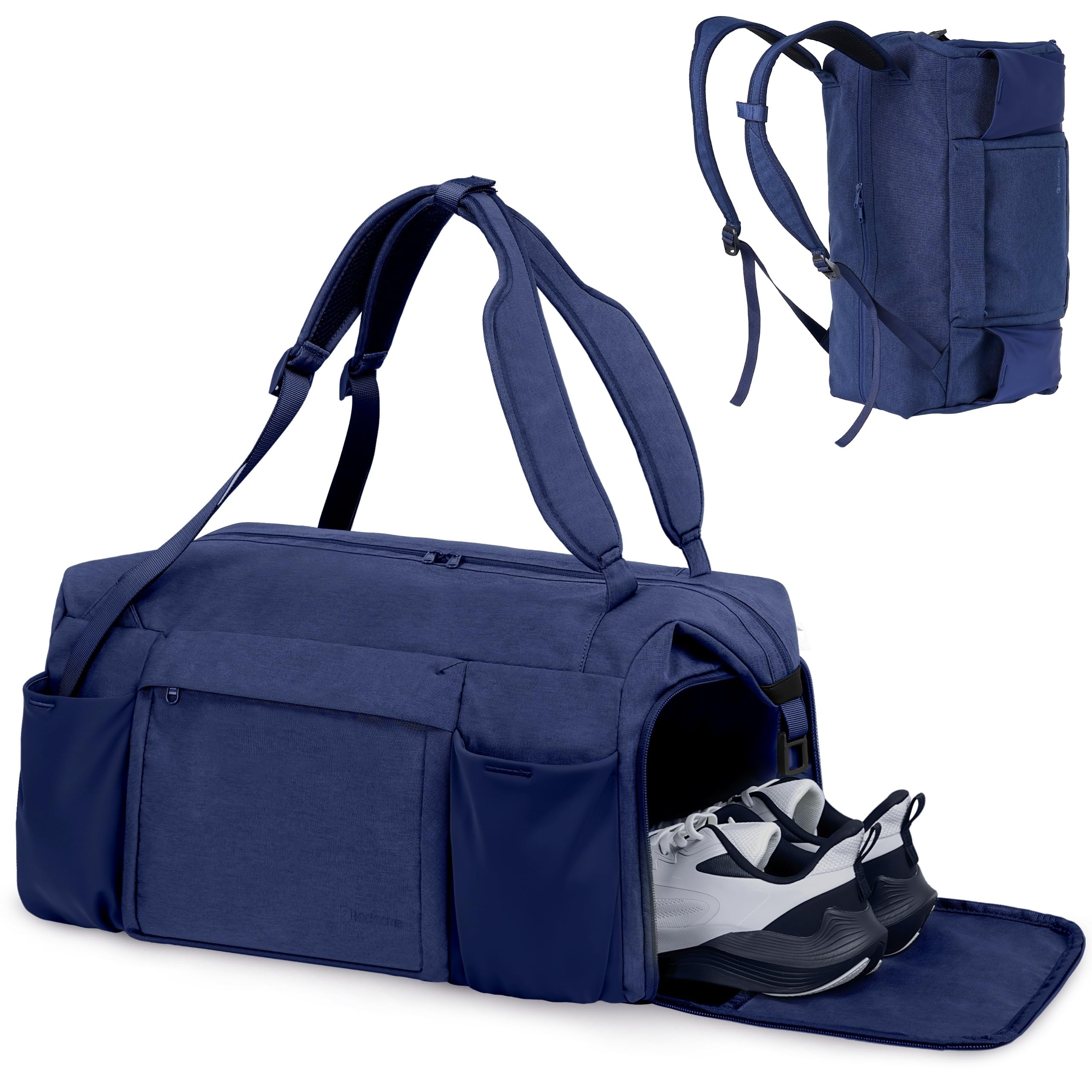 Amazon.com | Kookoomia Gym Bag for Men with Shoes Compartment and Wet ...