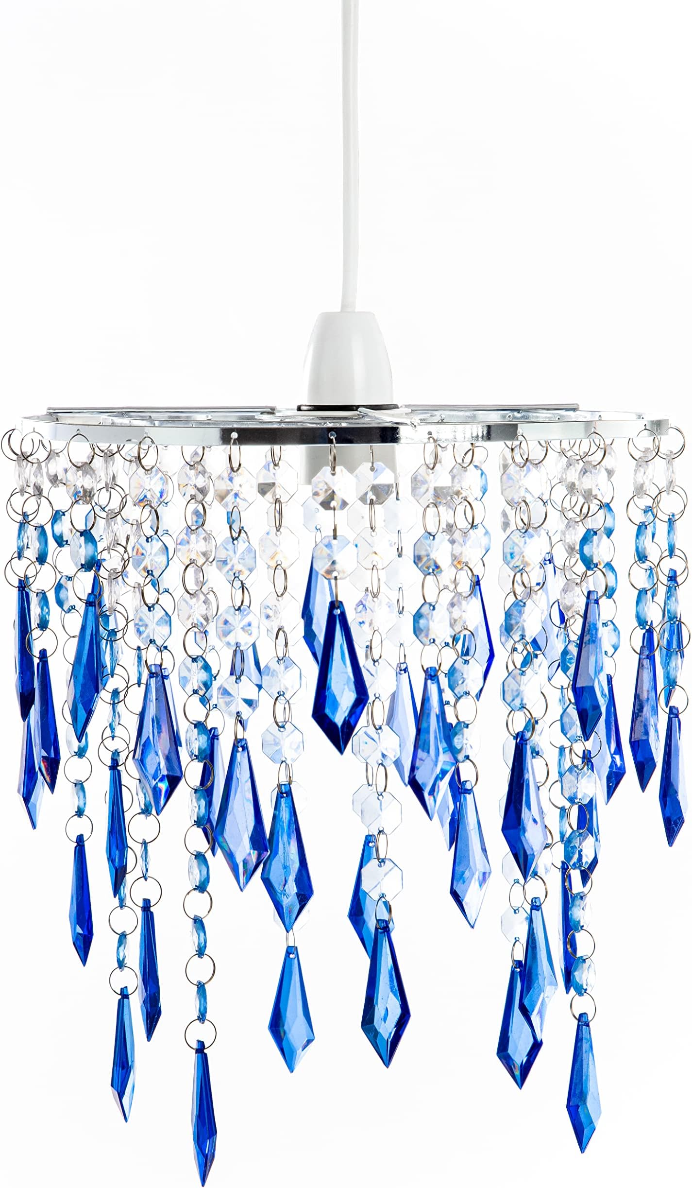 INNOTECK Ocean Ceiling Chandelier Acrylic Shade, Blue & Light Blue ...