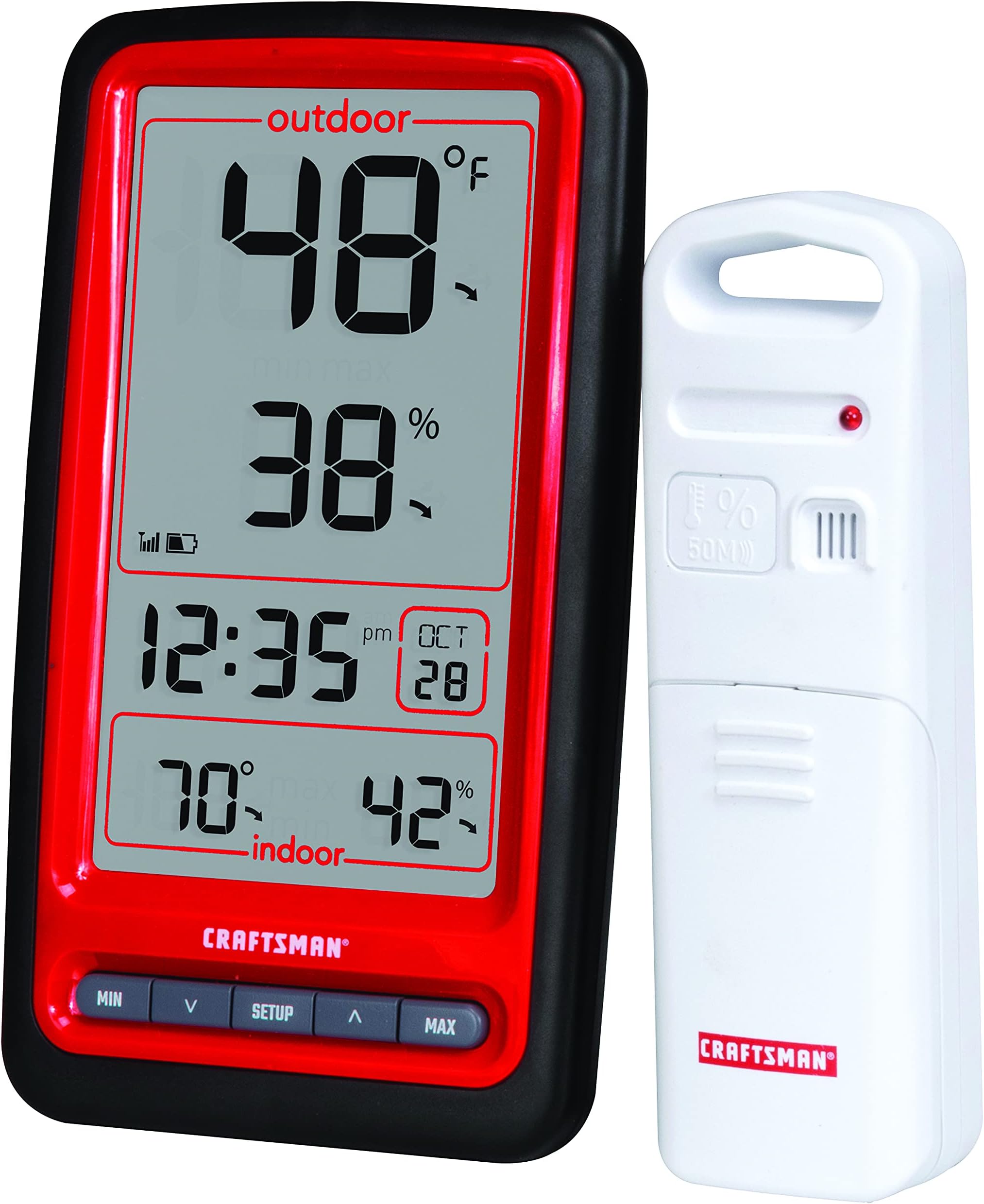 Amazon.com: AcuRite 00592A4 Wireless Indoor/Outdoor Thermometer with ...