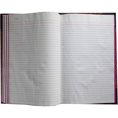 Single Line Long Register (200 Pages) : Amazon.in: Office Products