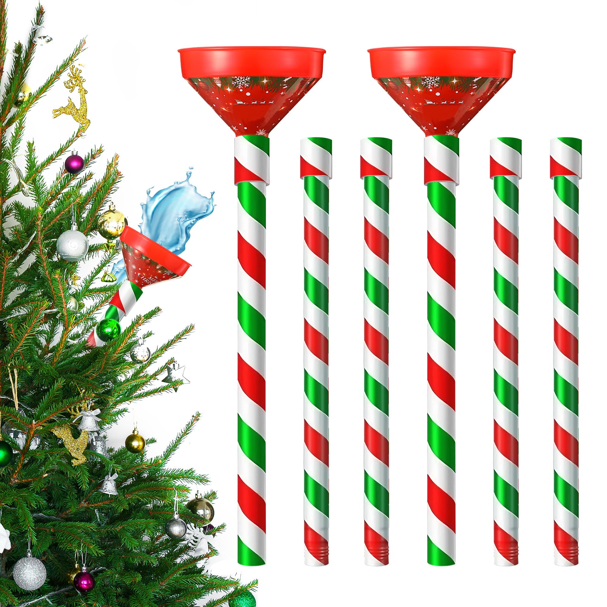 Amazon.com: Dreyoo 2 Pack Christmas Tree Watering Funnel, 44 Inch ...
