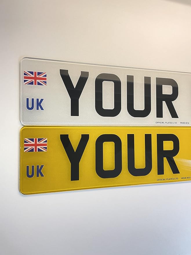 UK Number Plate With Union Jack Flag Valid To Drive In Europe EU uk-number-plate-with-union-jack-flag-valid-to-drive-in-europe-eu