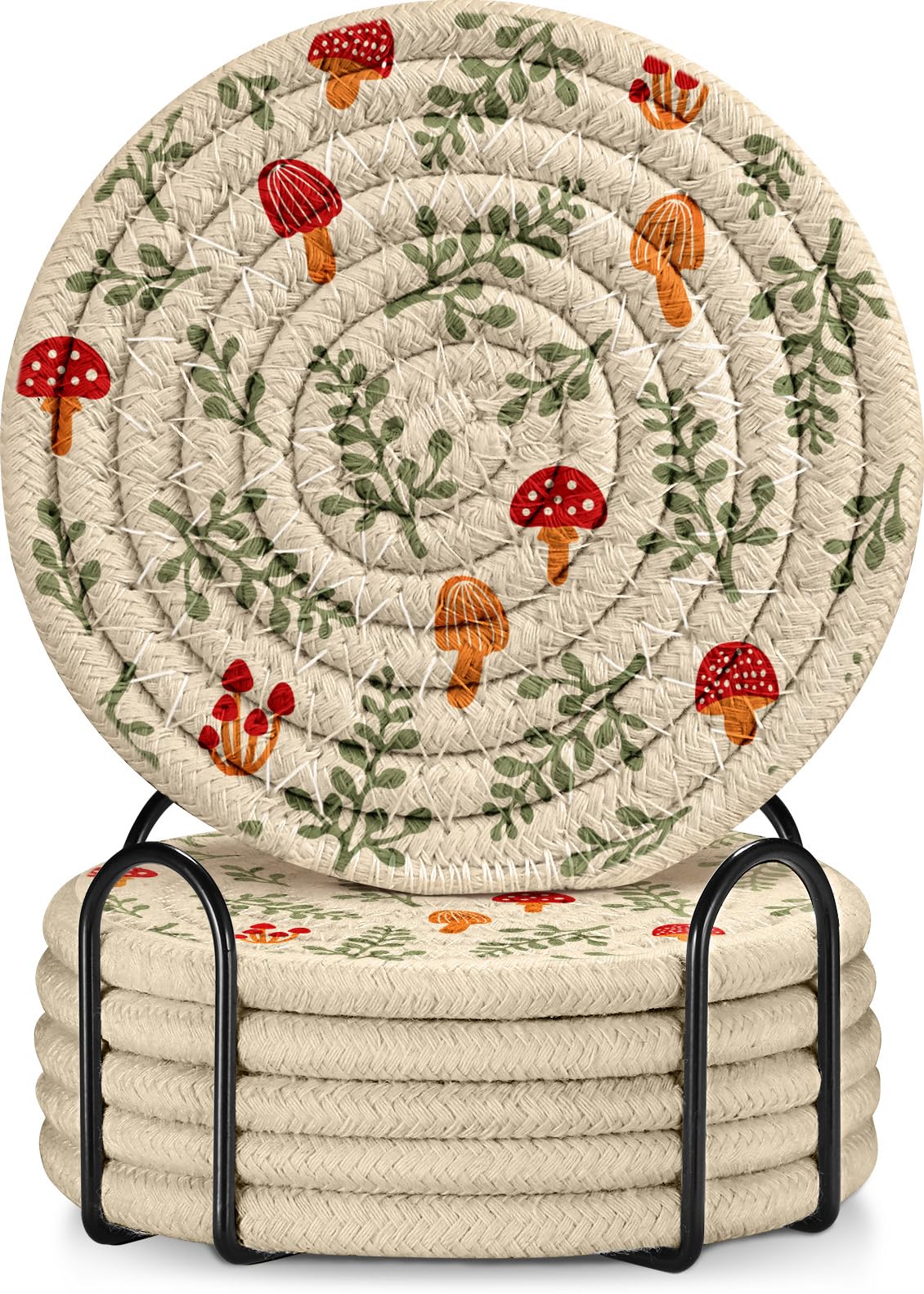 Amazon.com: Kokaaee Cup Coasters for Drinks Absorbent - for Coffee ...