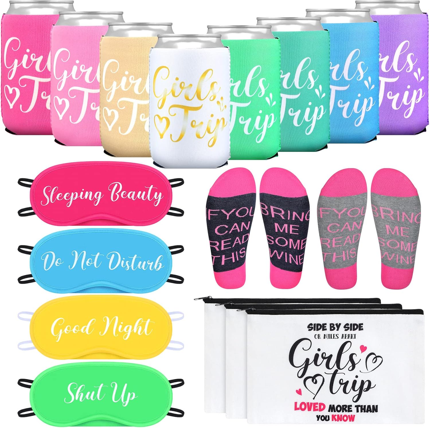 Amazon.com: Tisancy 32 Pcs Girl Trip Gifts Favors 2025 Girls Weekend ...