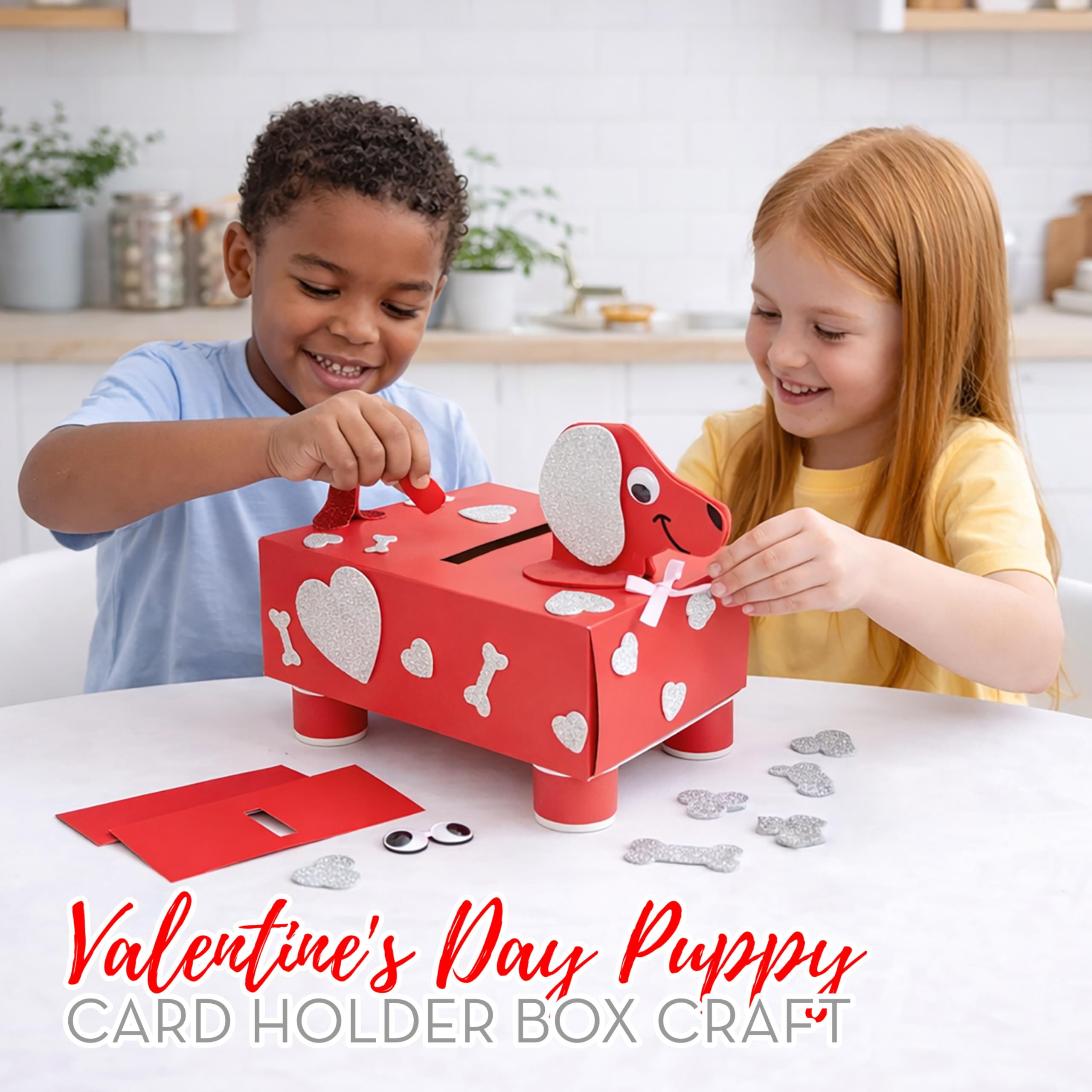 Snapklik.com : 4Es Novelty 2 Pack DIY Valentines Mailbox Craft ...