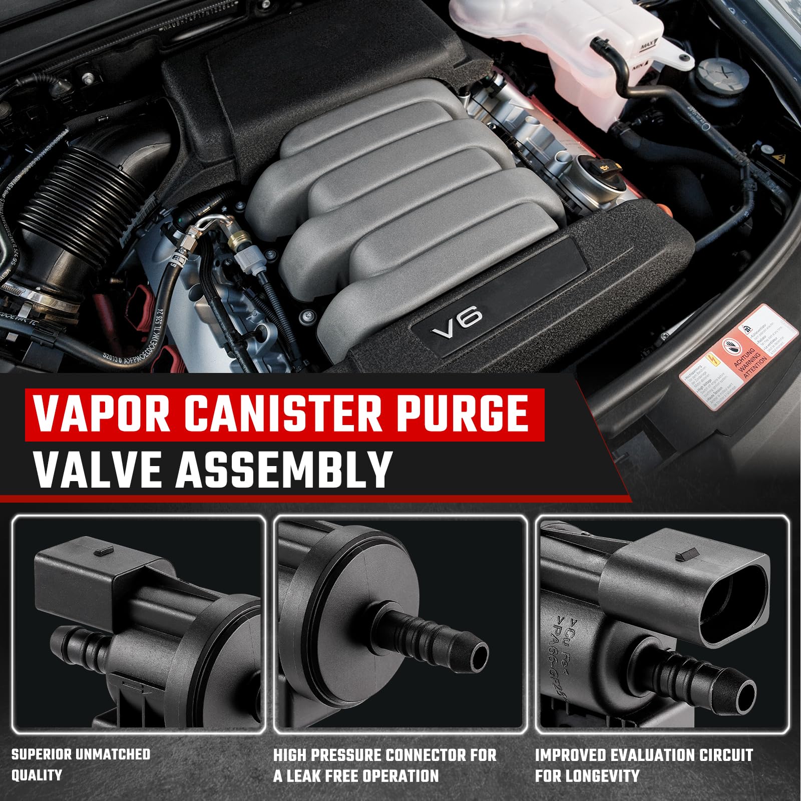 Snapklik.com : ISINFLASH 06E906517A EVAP Vapor Canister Purge Valve ...