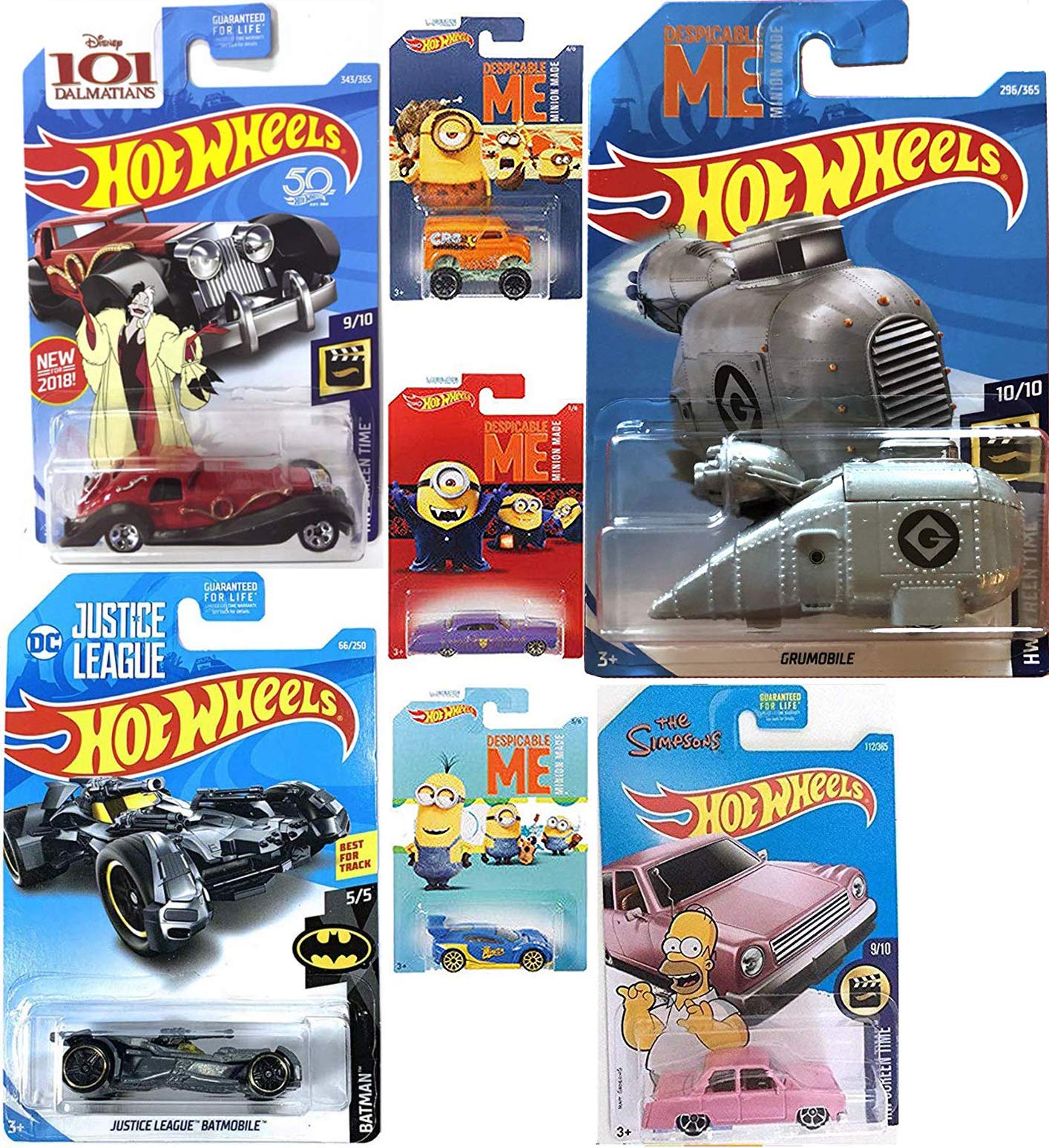 Gru And Friends 2018 Minions Story Hot Wheels Animated Exclusive ...