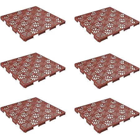 Amazon.com: Dri-Dek 1'x1' Interlocking Tiles - Flexible Patio, Porch ...