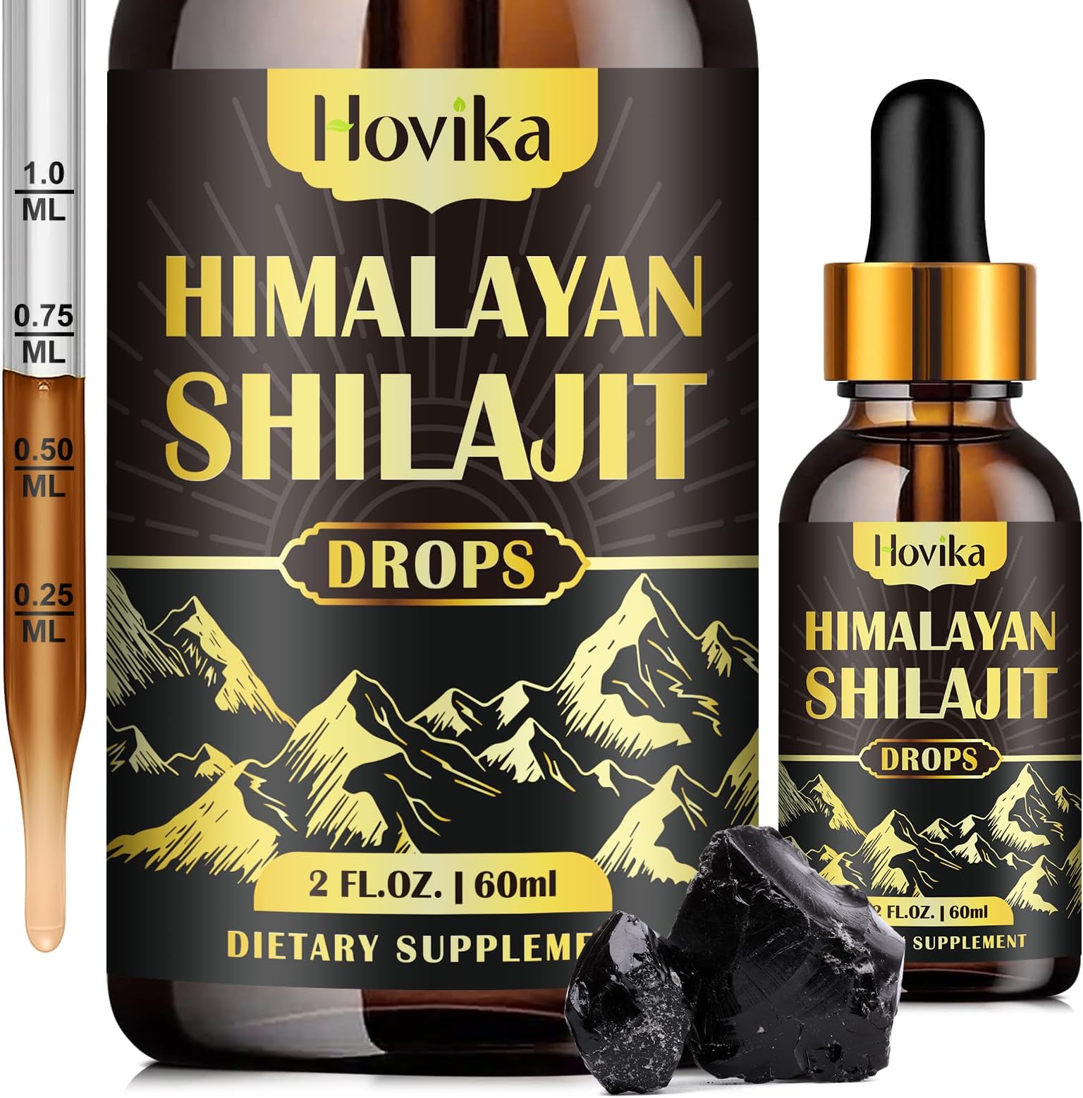 Amazon.com: NATURIATE - Shilajit Pure Himalayan Organic Liquid Drops ...