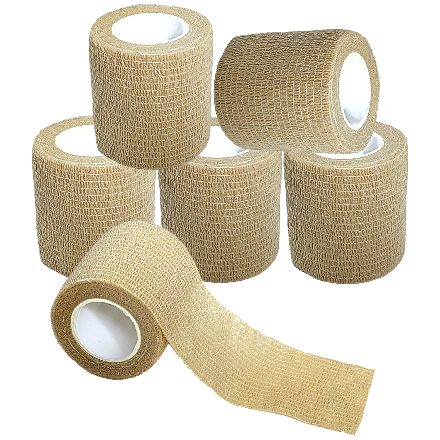 Amazon.com: Hysiwen 6 Pack 2" x 5 Yards Self Adhesive Bandage ...