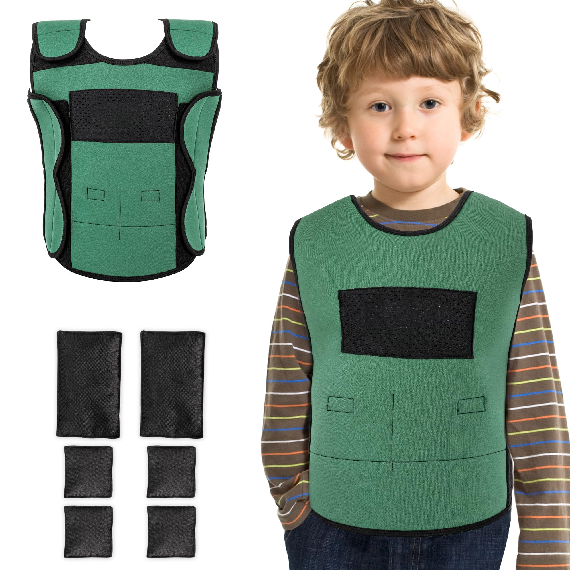 Amazon.com: OUTREE Weighted Vest for Kids with Sensory Needs ...