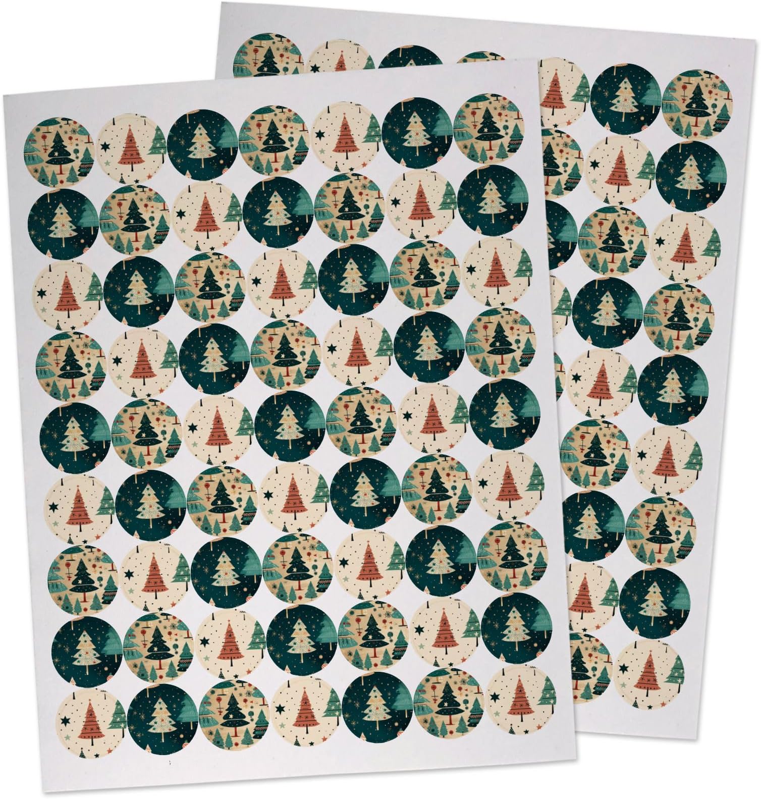Amazon.com: Foil Merry Christmas Sticker Seals - Set of 40, 2 Sheets ...