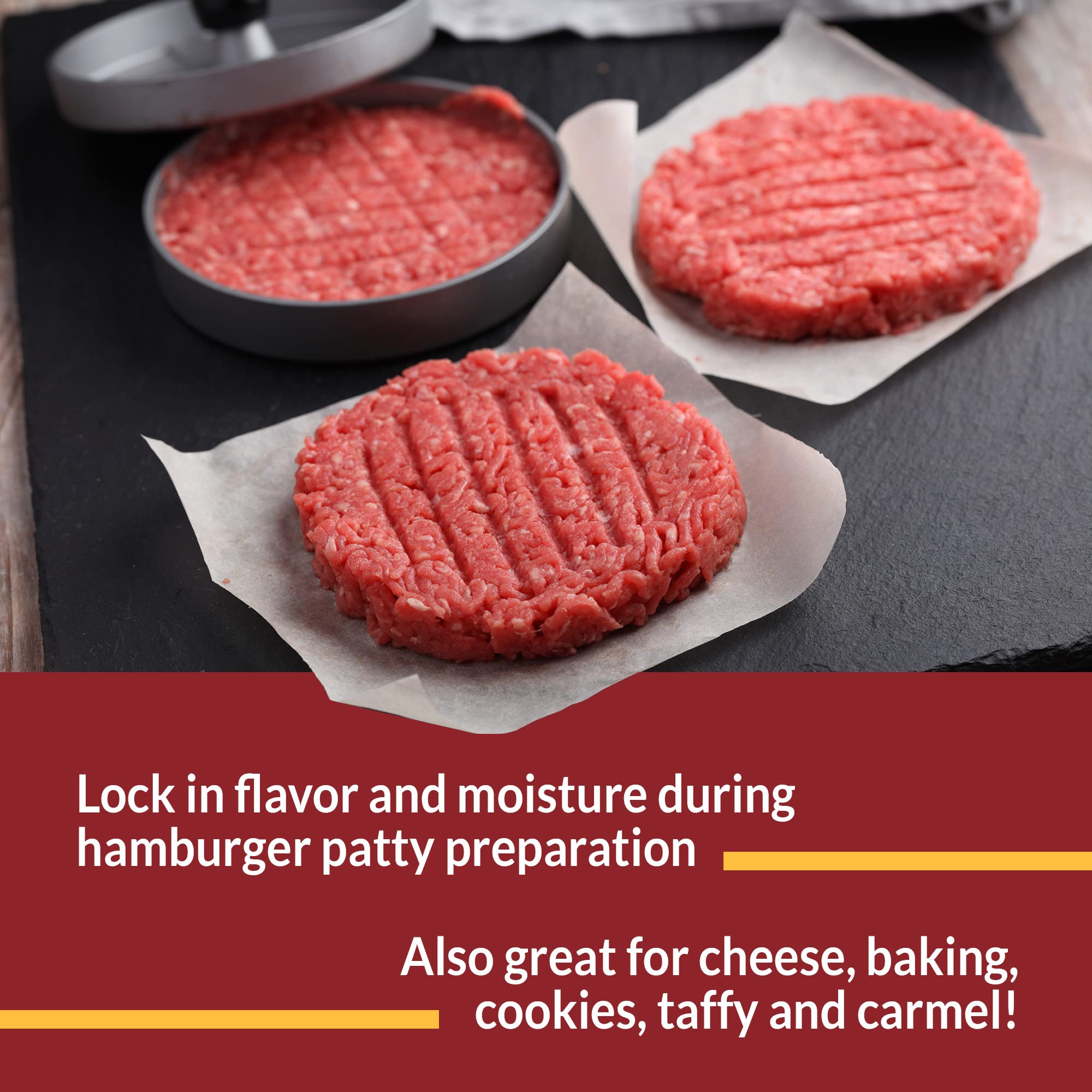 Snapklik.com : (250 Pack) Reli Hamburger Patty Paper (4.75" X 5",Square ...