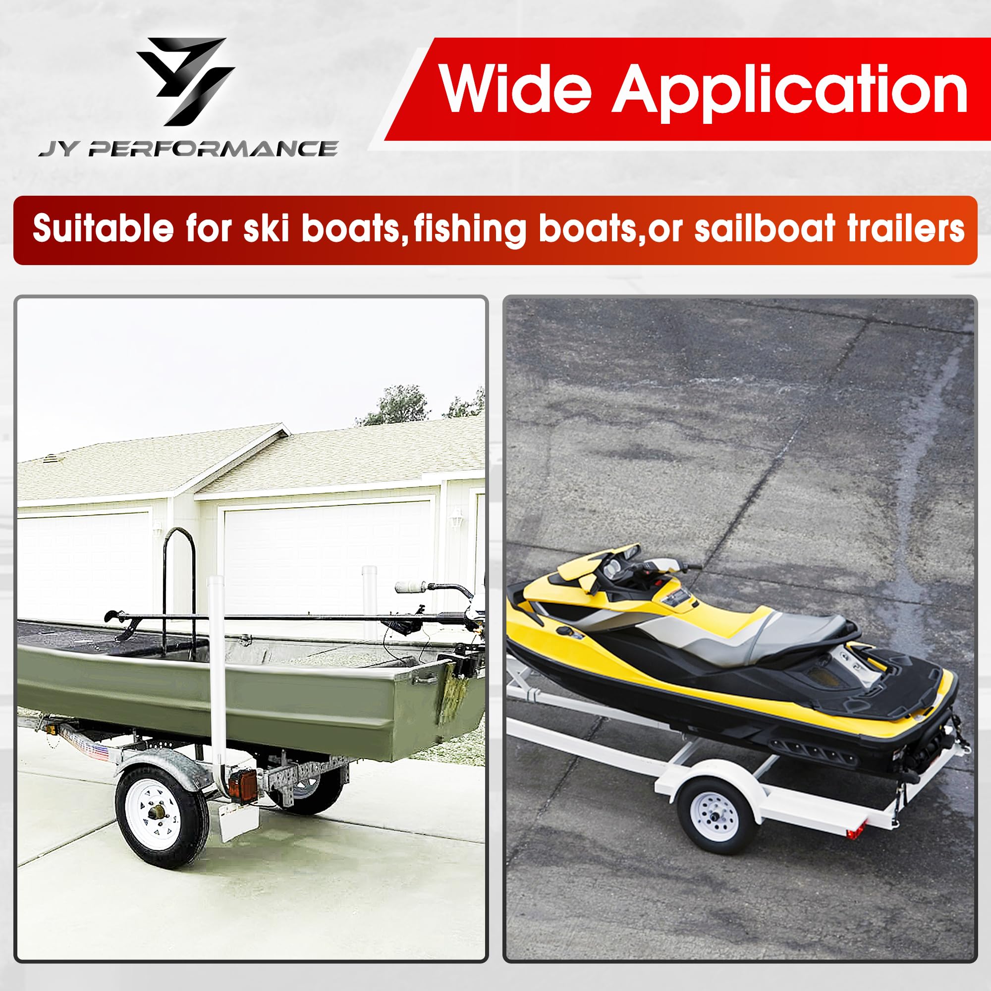 Snapklik.com : JY PERFORMANCE Boat Trailer Guide-ons, 40"/48 ...