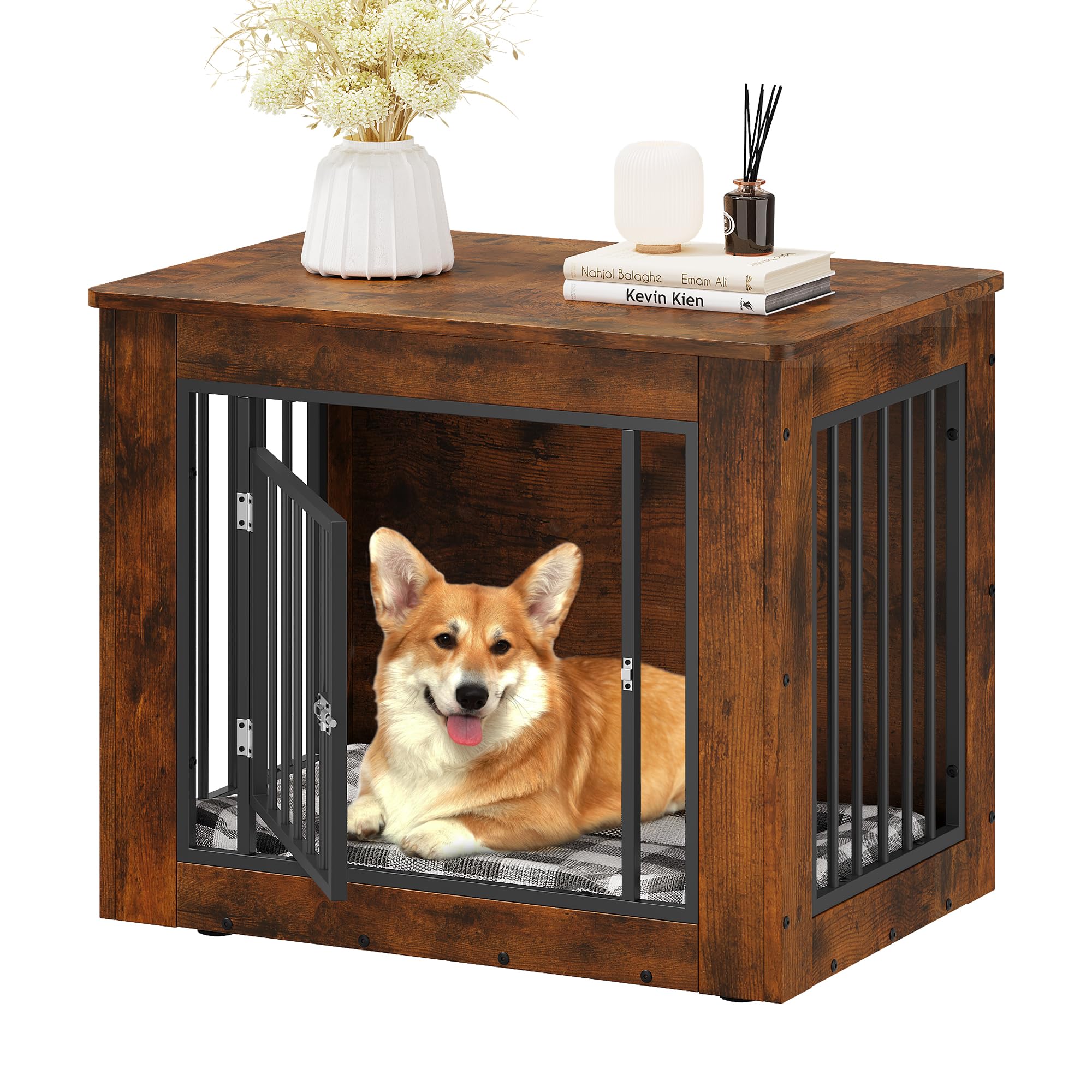 Amazon.com : YITAHOME Dog Crate Furniture for Medium Dogs, Side End ...