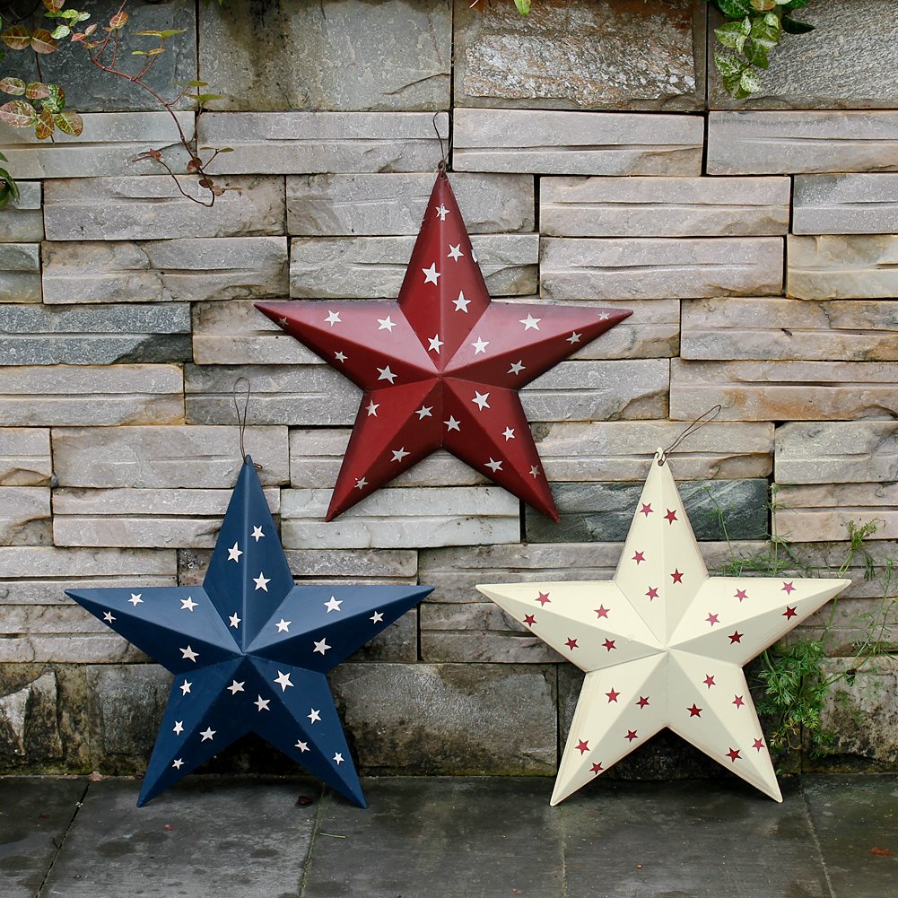 Country Star Wall Decor Horseshoe Wall Decor With Large Star – Back