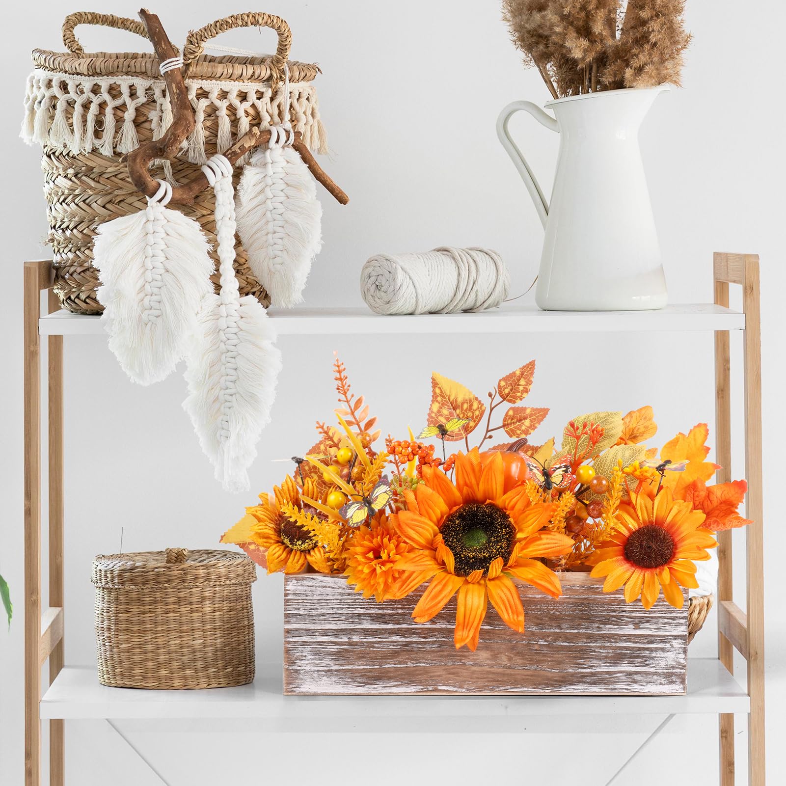 Rustic Fall Crate Centerpieces Buy Wholesale Wild And Rustic Flower