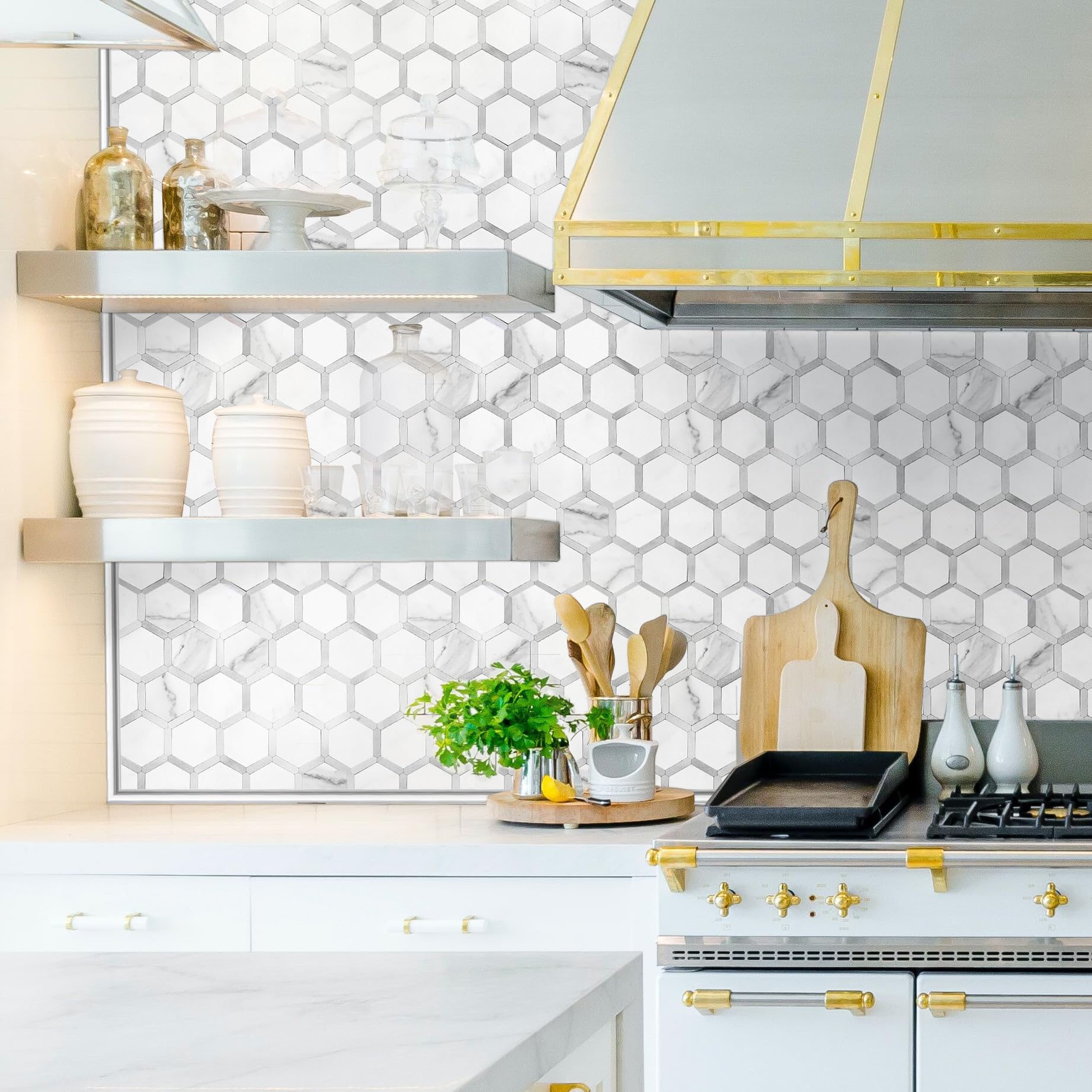 Snapklik.com : Yipscazo 20 Feet Peel And Stick Backsplash Trim,Flexible ...