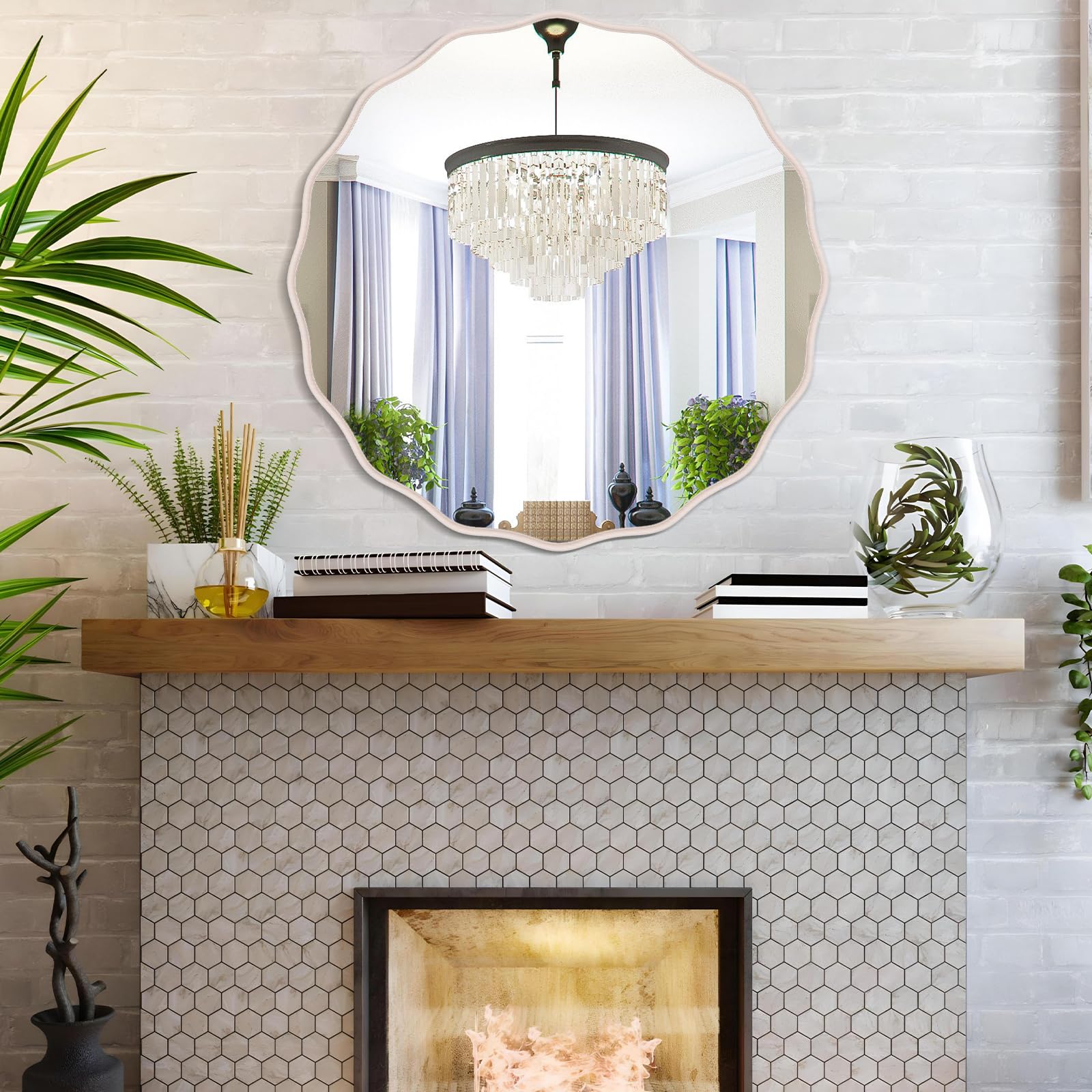 White Nursery Mirror Wall Atmacha Home & Living — Atmacha Home And