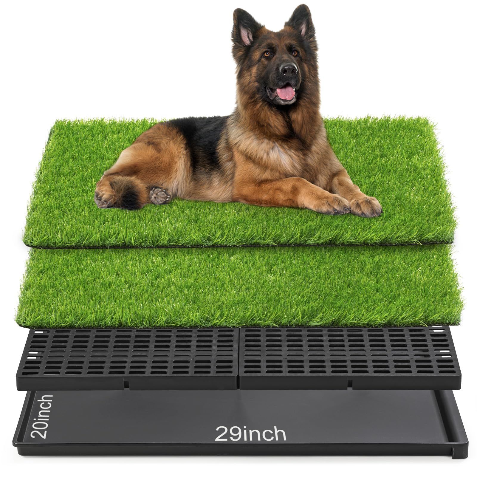 Amazon.com: Dog Grass Potty，Dog Grass Pee pad，Indoor/Outdoor Portable ...