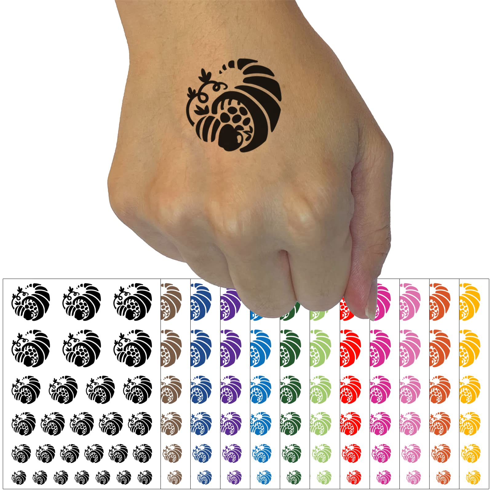 Cornucopia tattoo | Orangetattooshop.com